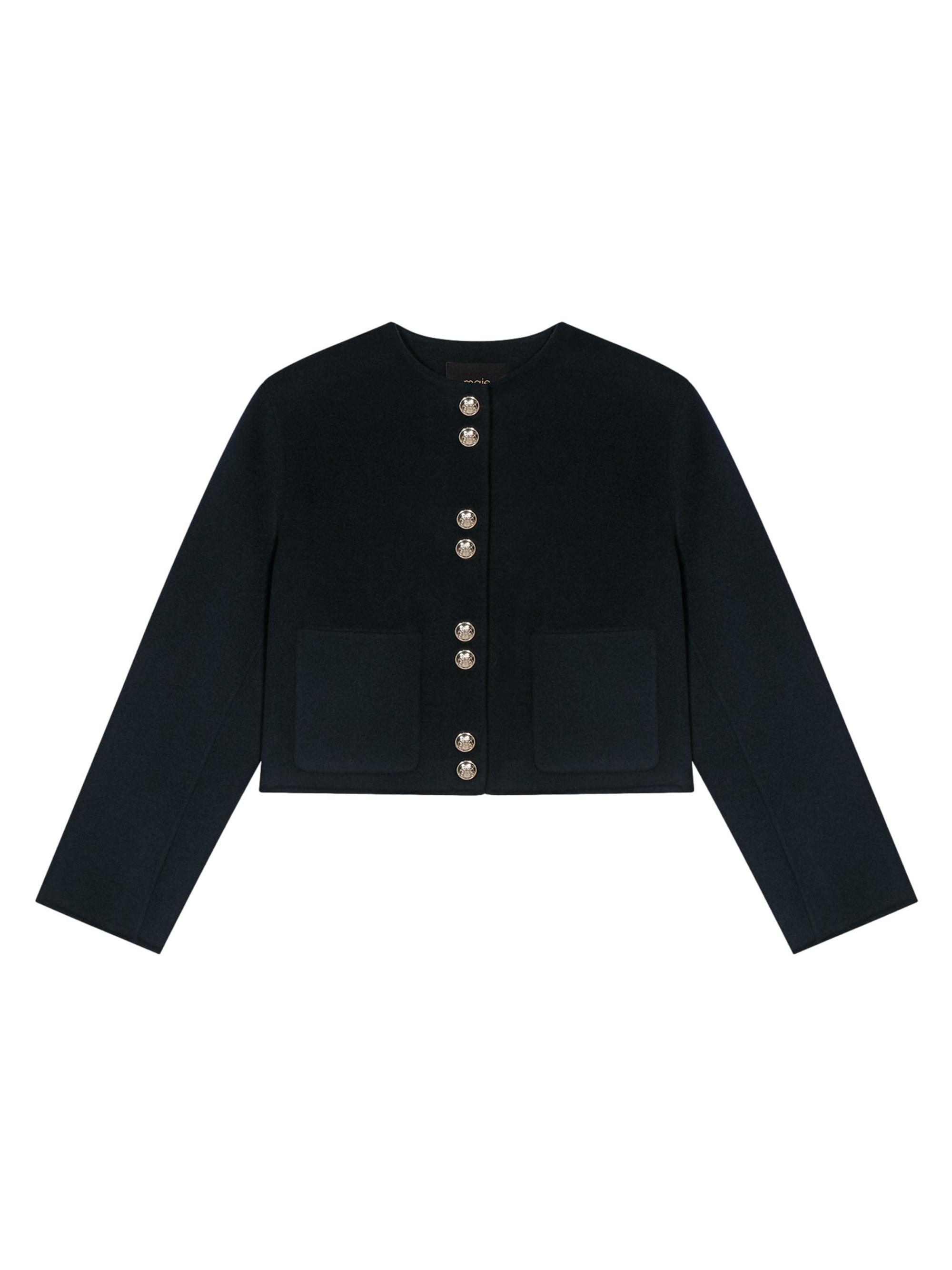 Shop Maje Cropped Jacket | Saks Fifth Avenue