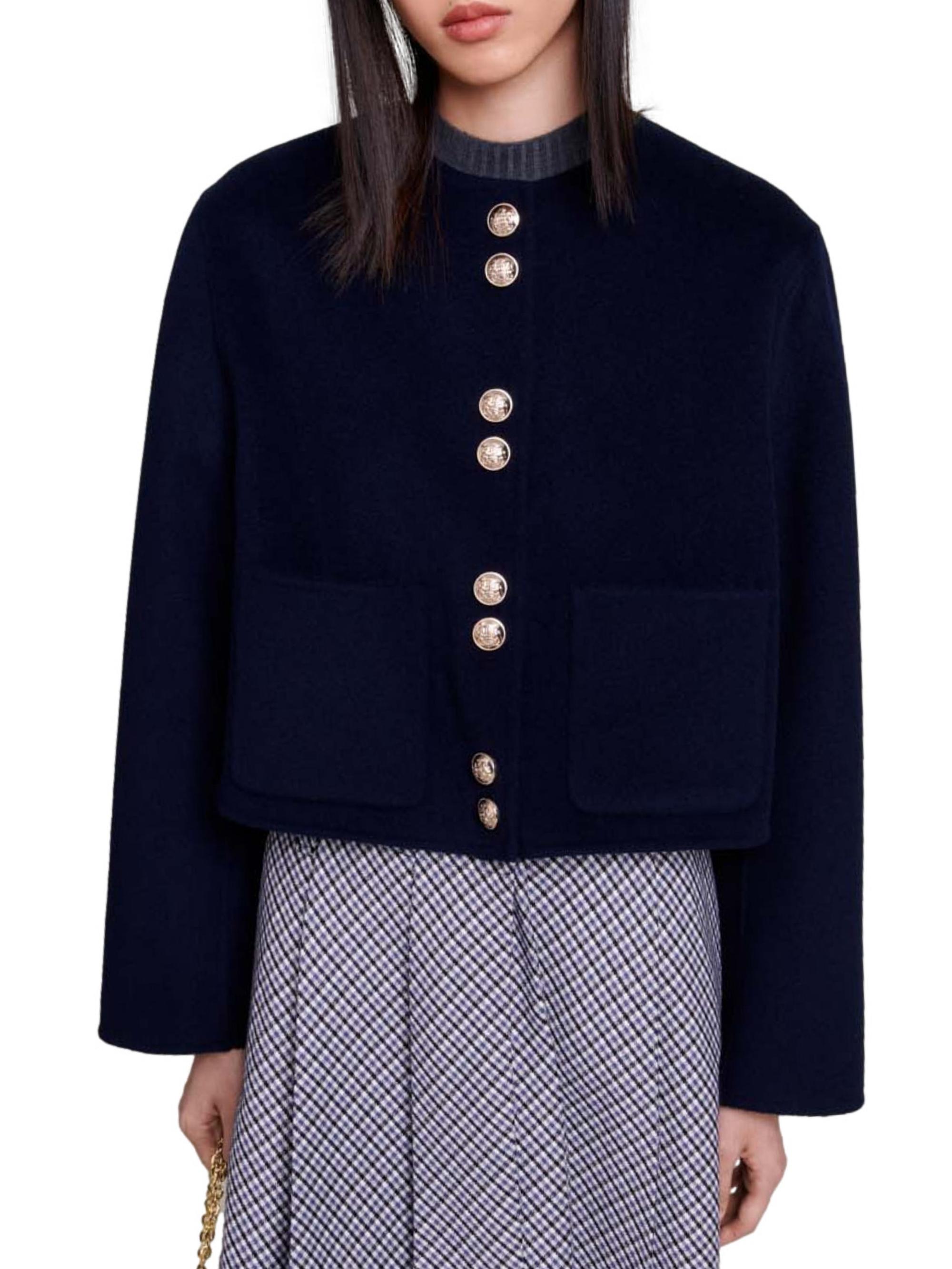 Shop Maje Cropped Jacket | Saks Fifth Avenue