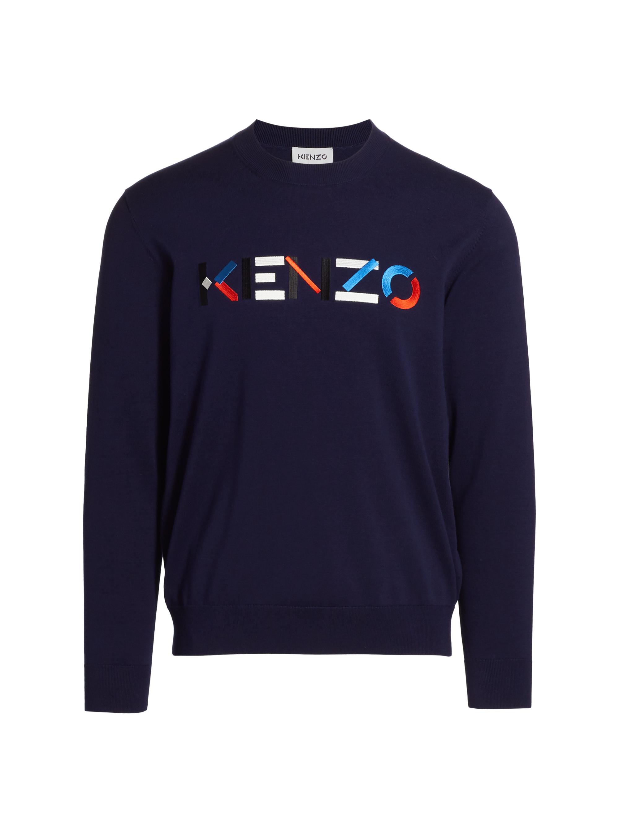 Shop Kenzo Multicolor Logo Crew Sweater | Saks Fifth Avenue