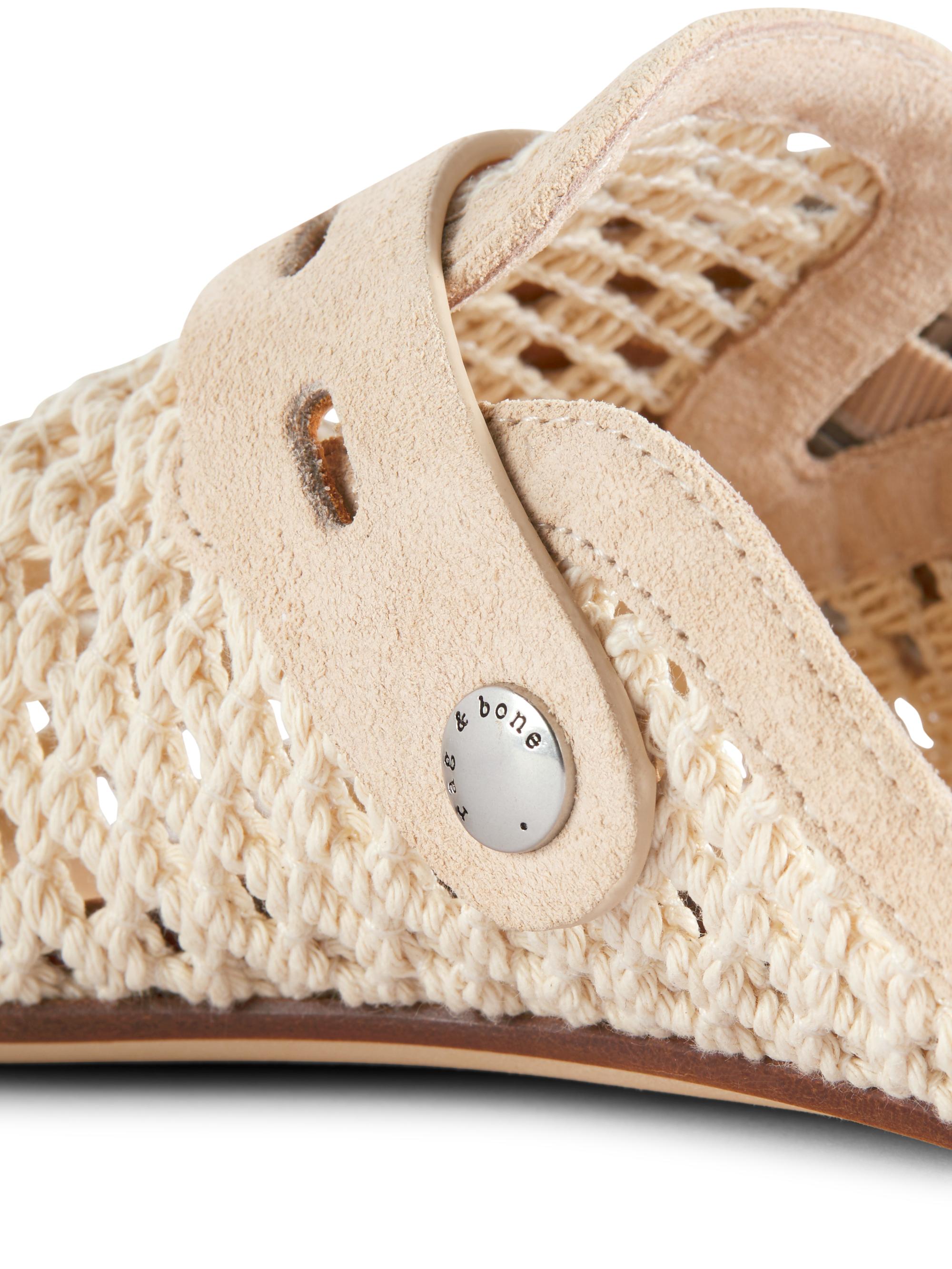 Shop rag & bone Ansley Woven Slides | Saks Fifth Avenue