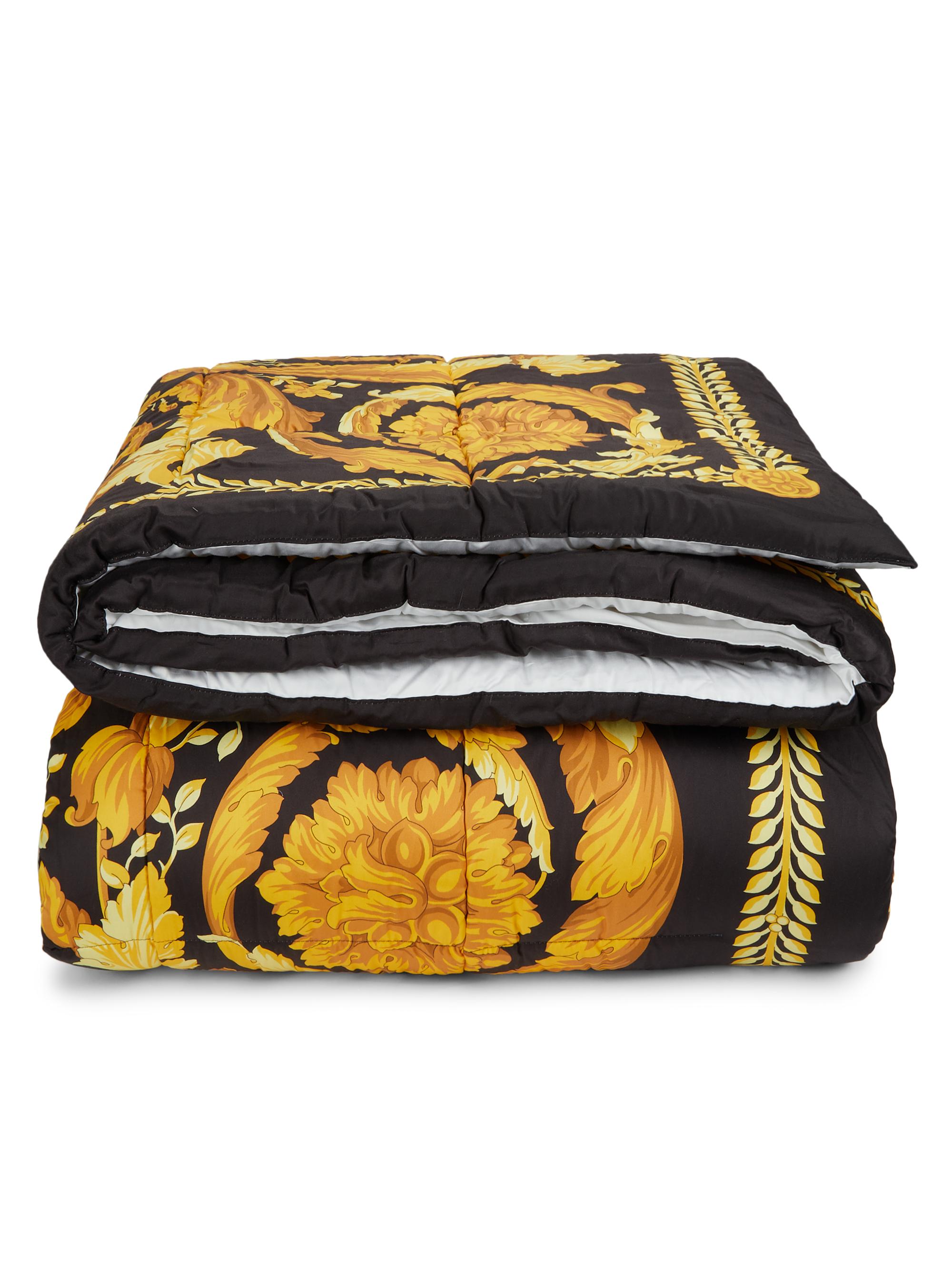 Shop Versace Barocco Reversible King Comforter | Saks Fifth Avenue