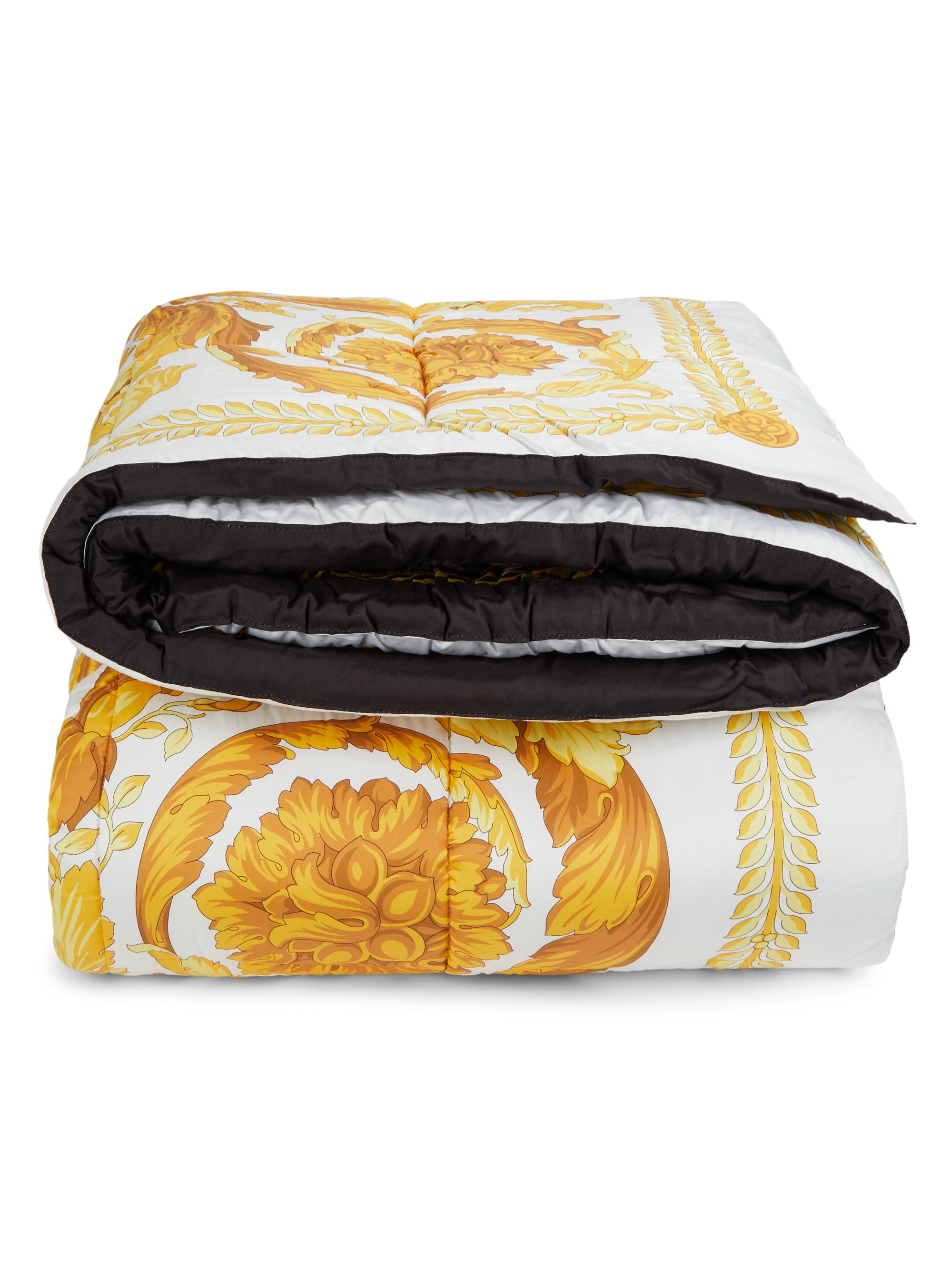 Shop Versace Barocco Reversible King Comforter | Saks Fifth Avenue