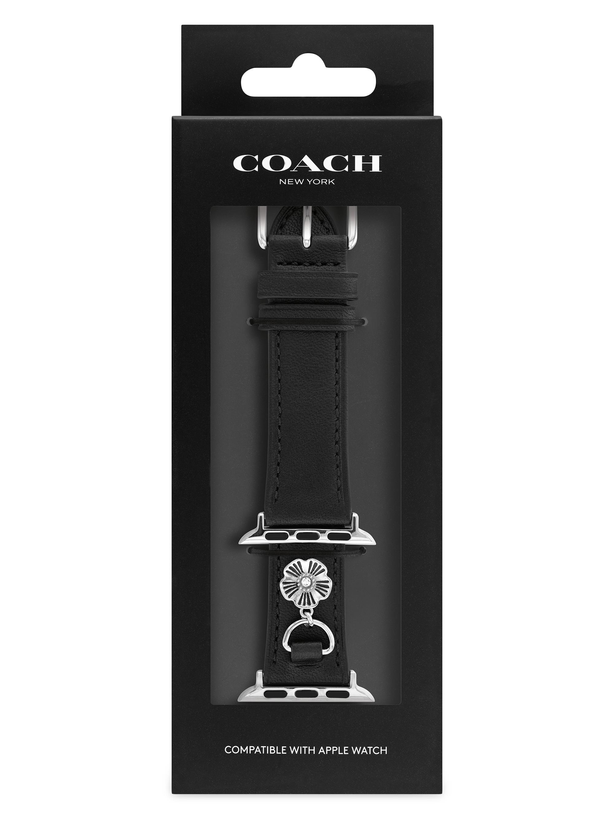 Shop COACH Apple Watch® Tea Rose Charm Strap | Saks Fifth Avenue