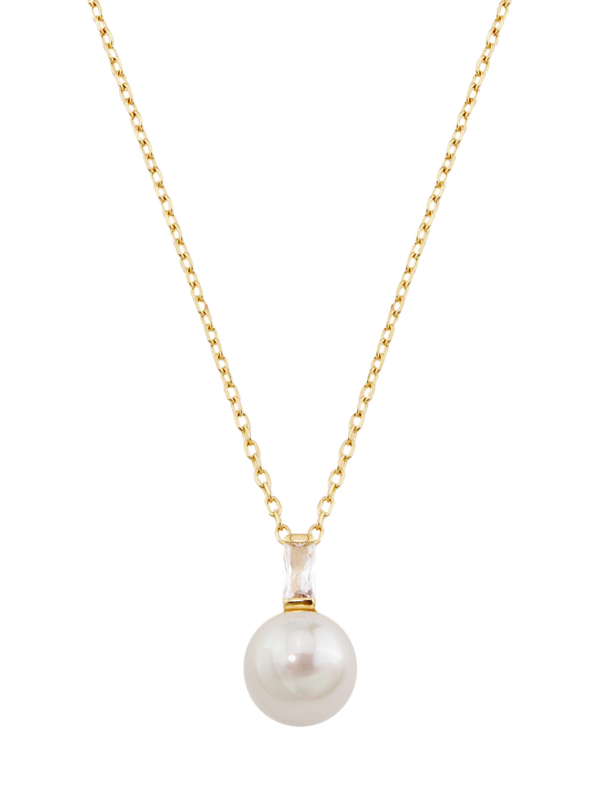 Shop Majorica Selene 18K Gold-Plated Silver & Faux White Pearl Pendant ...