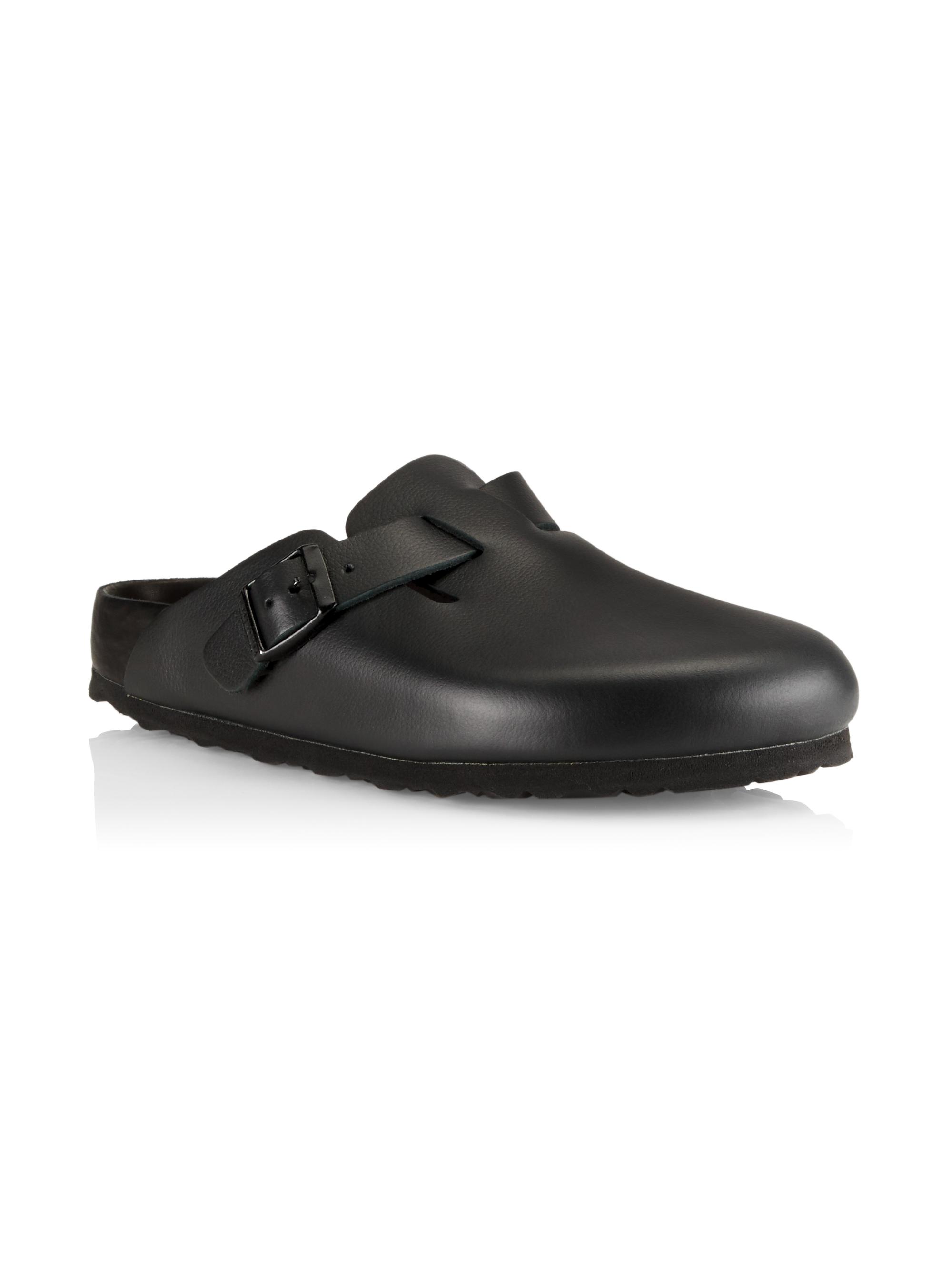 Shop Birkenstock Boston Exquisite Leather Clogs | Saks Fifth Avenue