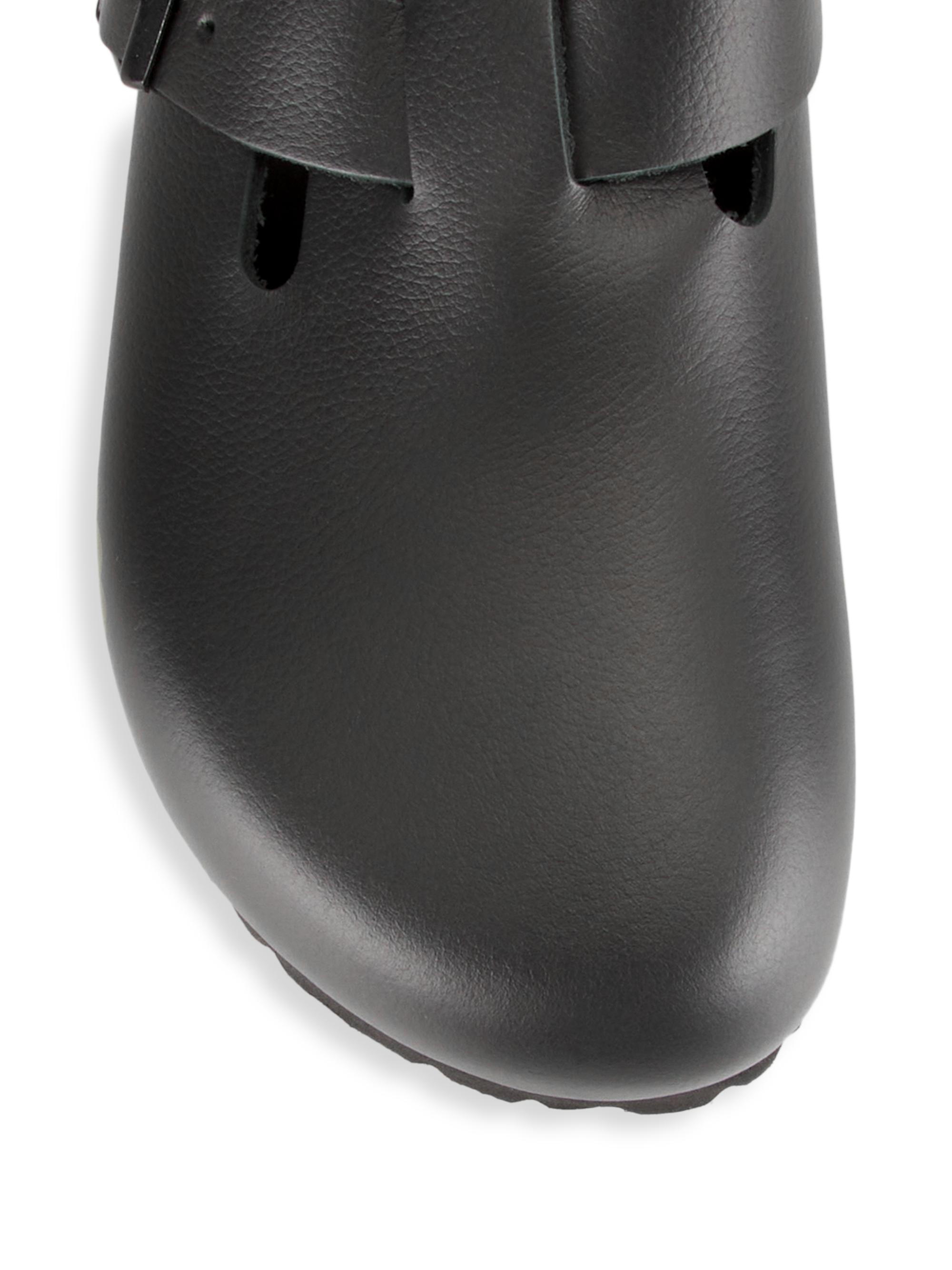 Shop Birkenstock Boston Exquisite Leather Clogs | Saks Fifth Avenue