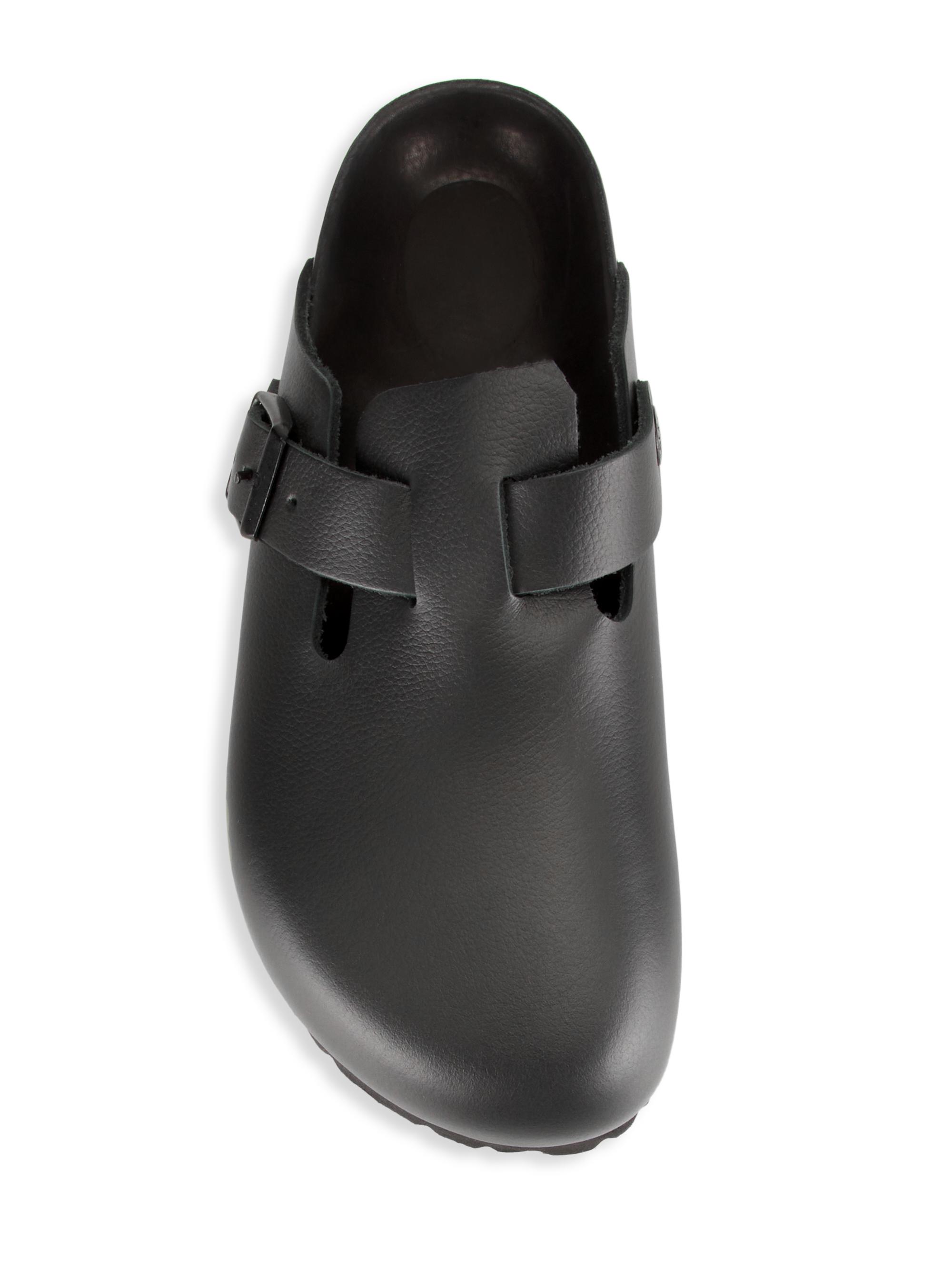 Shop Birkenstock Boston Exquisite Leather Clogs | Saks Fifth Avenue