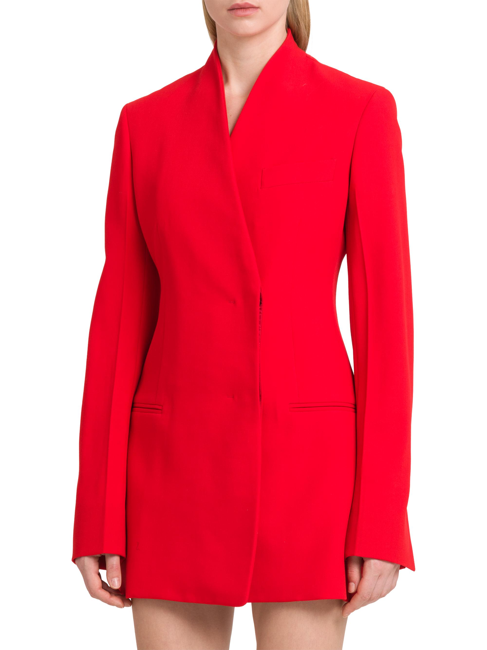 Shop FERRAGAMO Fitted Wool Blazer | Saks Fifth Avenue