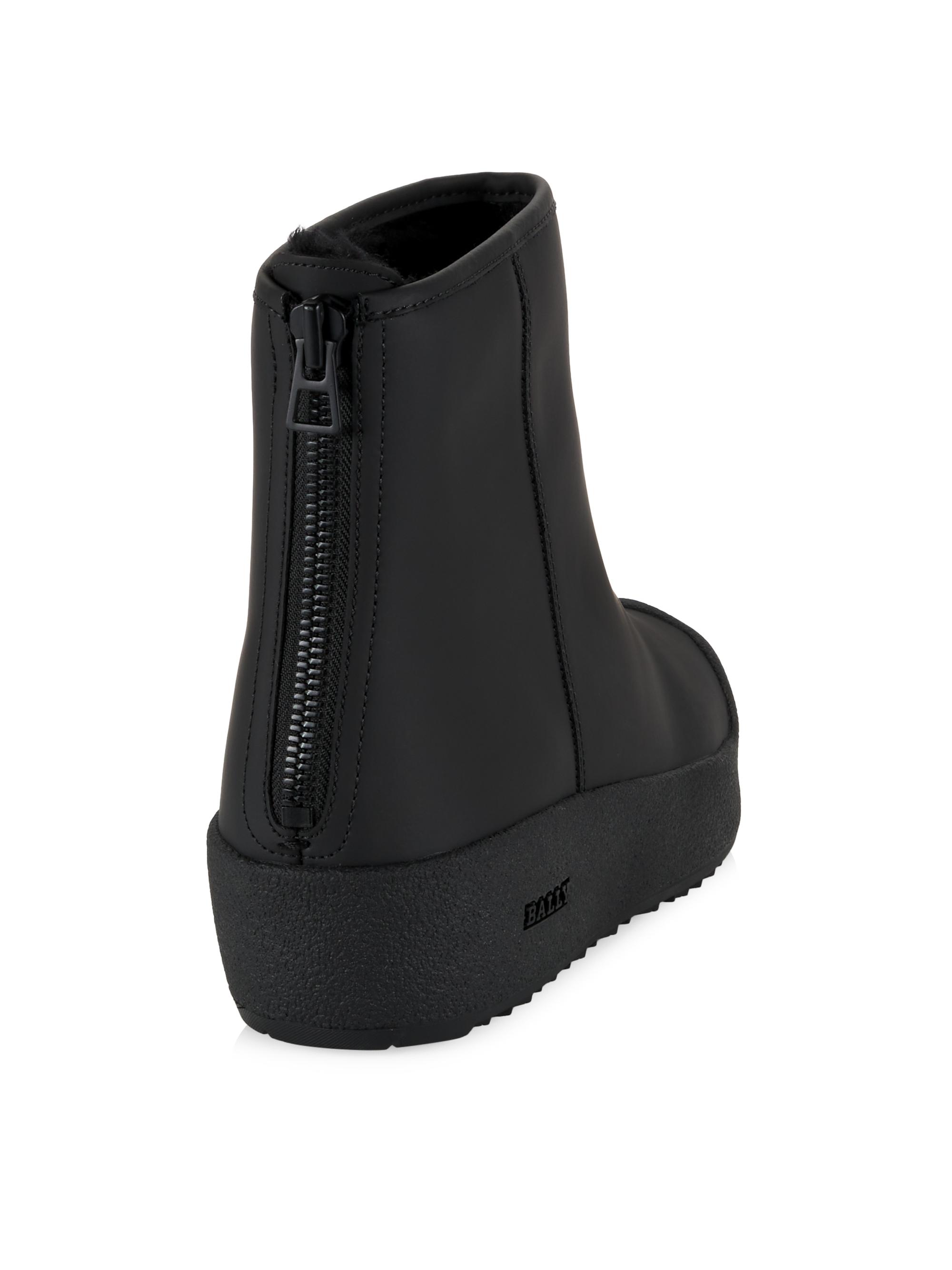 Shop Bally Curling Shearling-Lined Boots | Saks Fifth Avenue