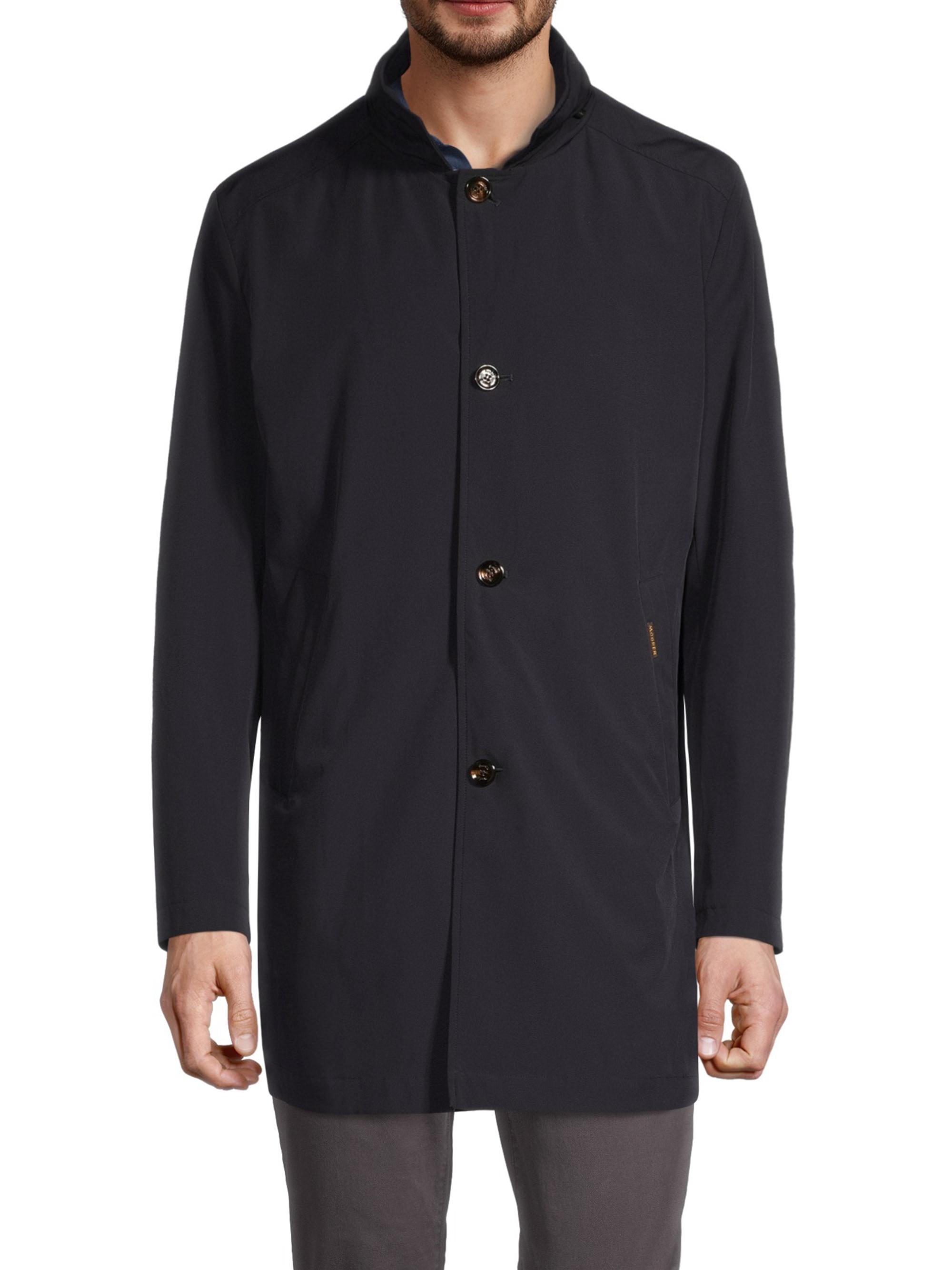 Shop Moorer Waterproof Unlined Overcoat | Saks Fifth Avenue