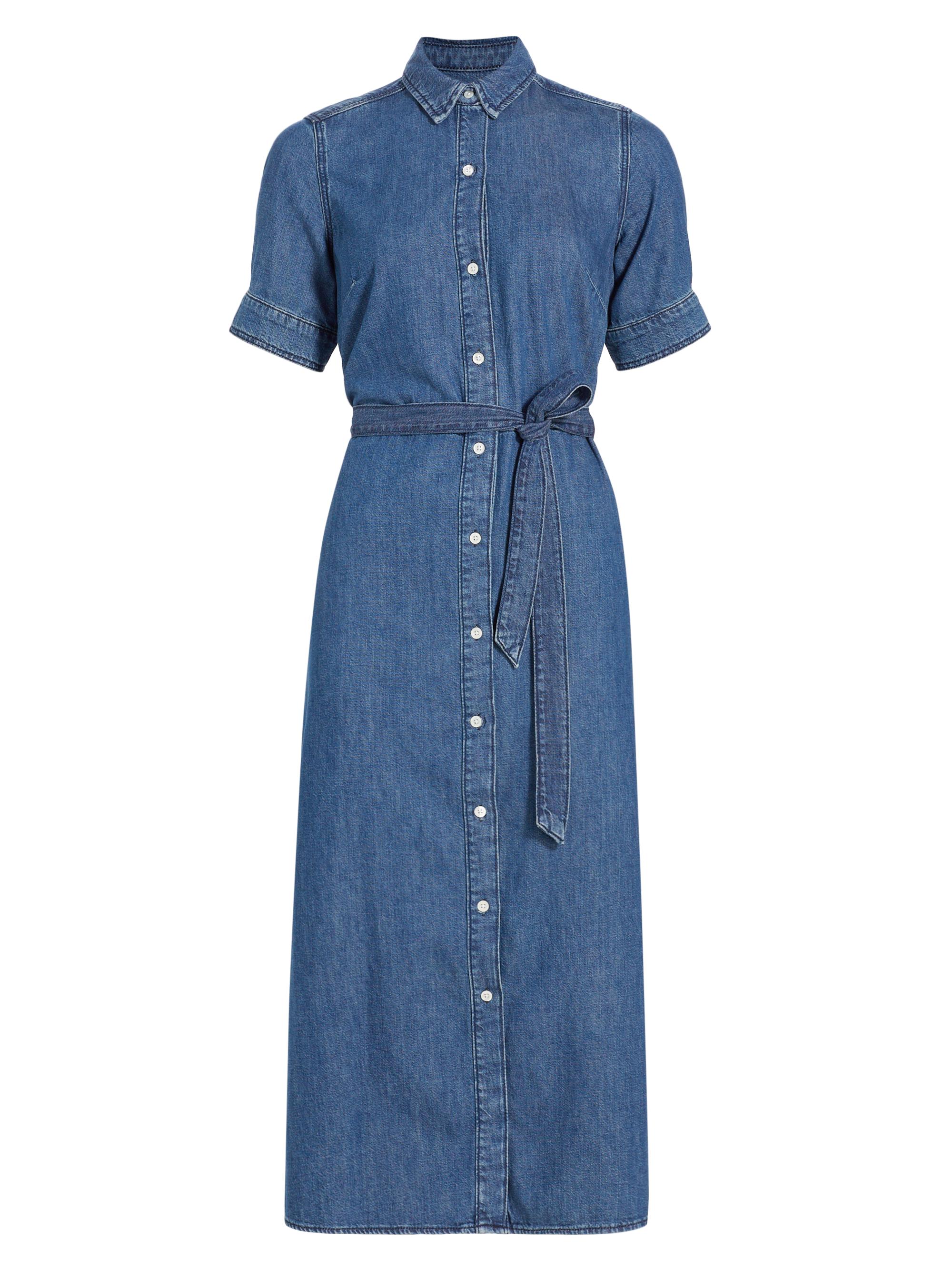 Shop Frame Denim Shirtdress | Saks Fifth Avenue