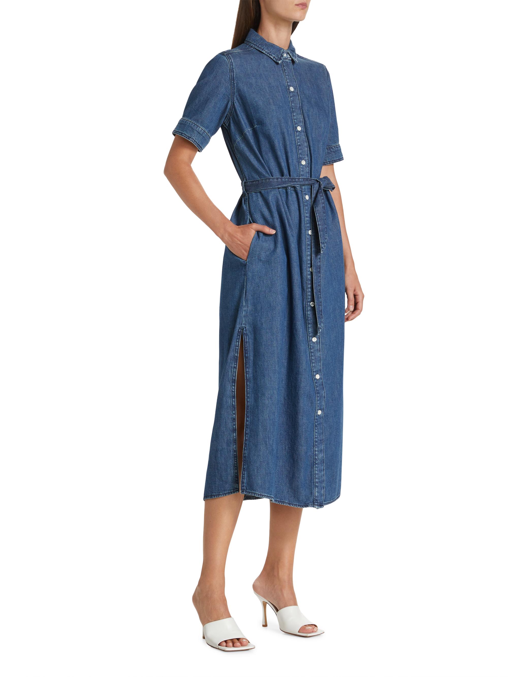 Shop Frame Denim Shirtdress | Saks Fifth Avenue
