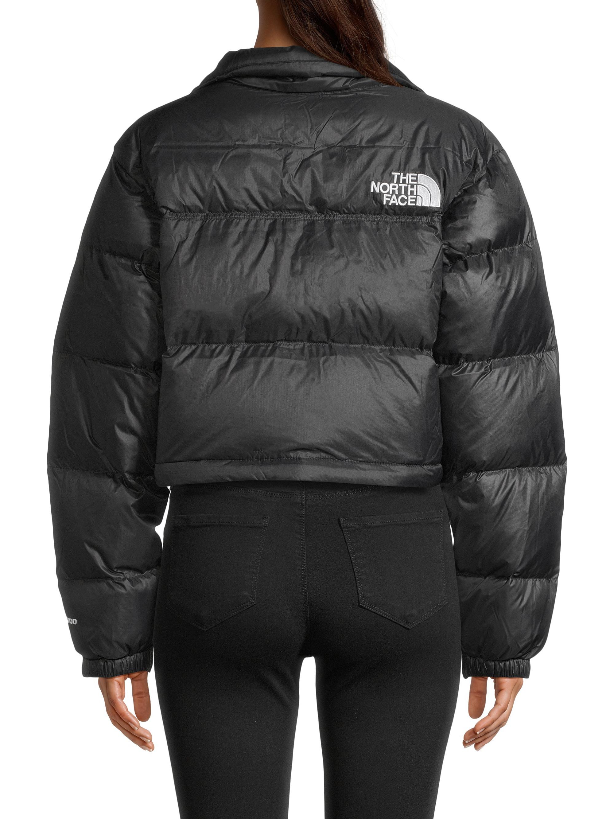 Shop The North Face Nuptse Cropped Down Puffer Jacket | Saks Fifth Avenue