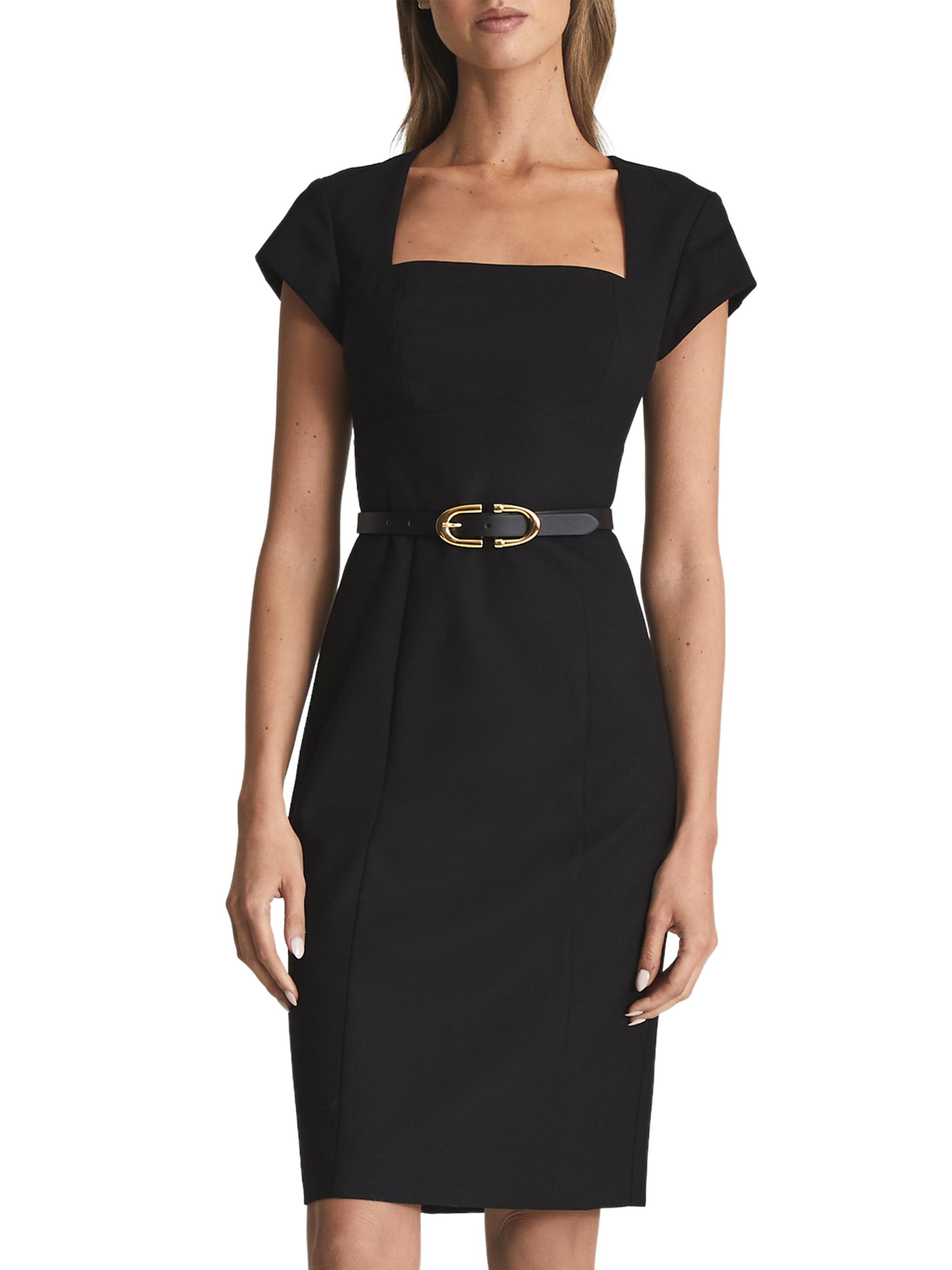 Shop Reiss Haisley Wool Twill Dress | Saks Fifth Avenue