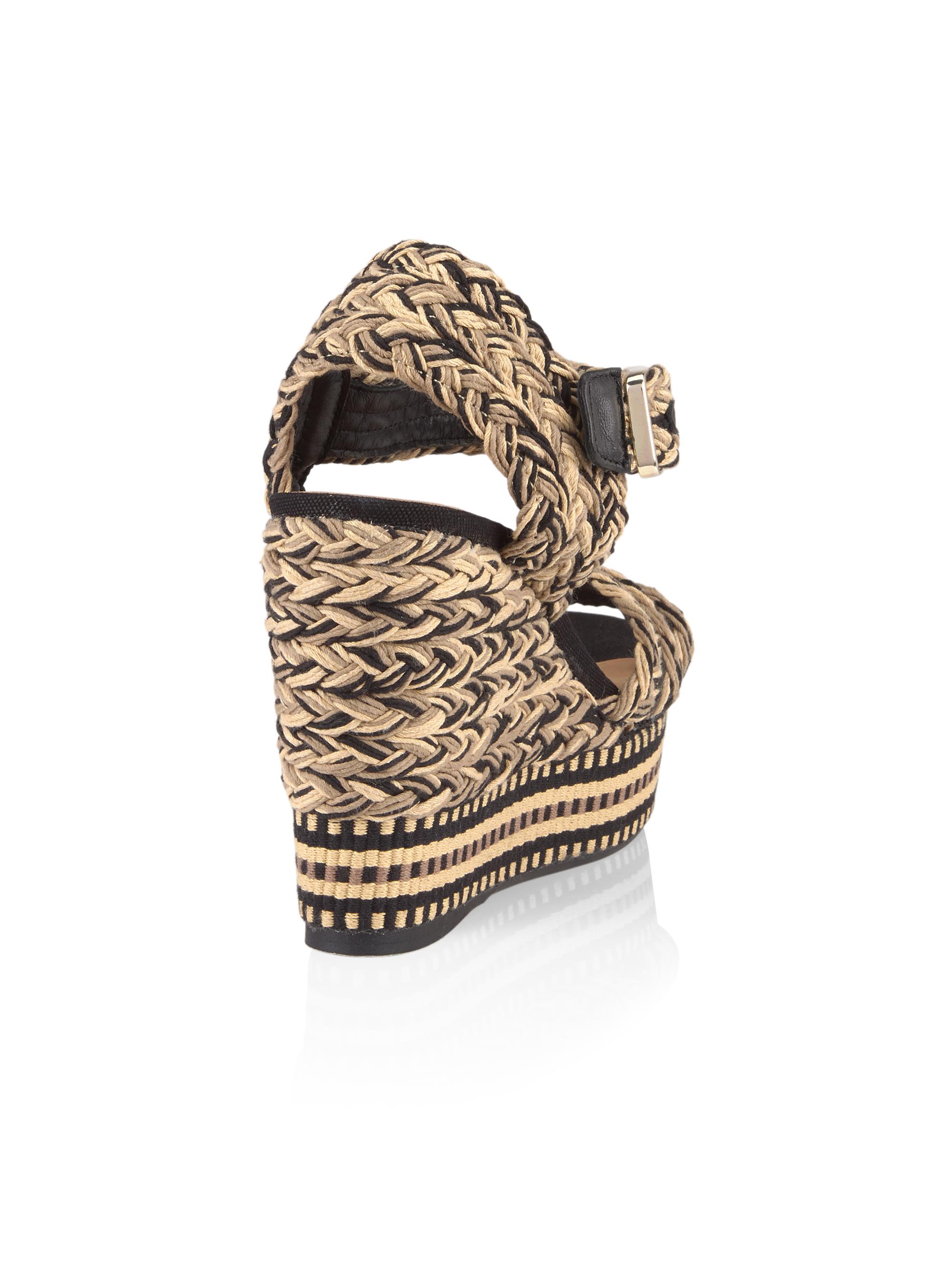 Shop Castañer Fabi Raffia Wedge Sandals | Saks Fifth Avenue