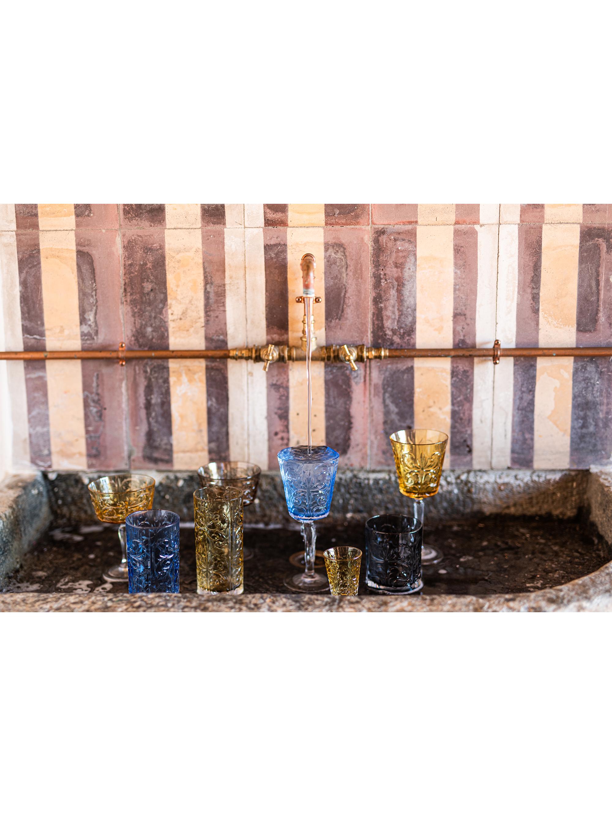 Shop Vietri Barocco Tortoise Wine Glass | Saks Fifth Avenue