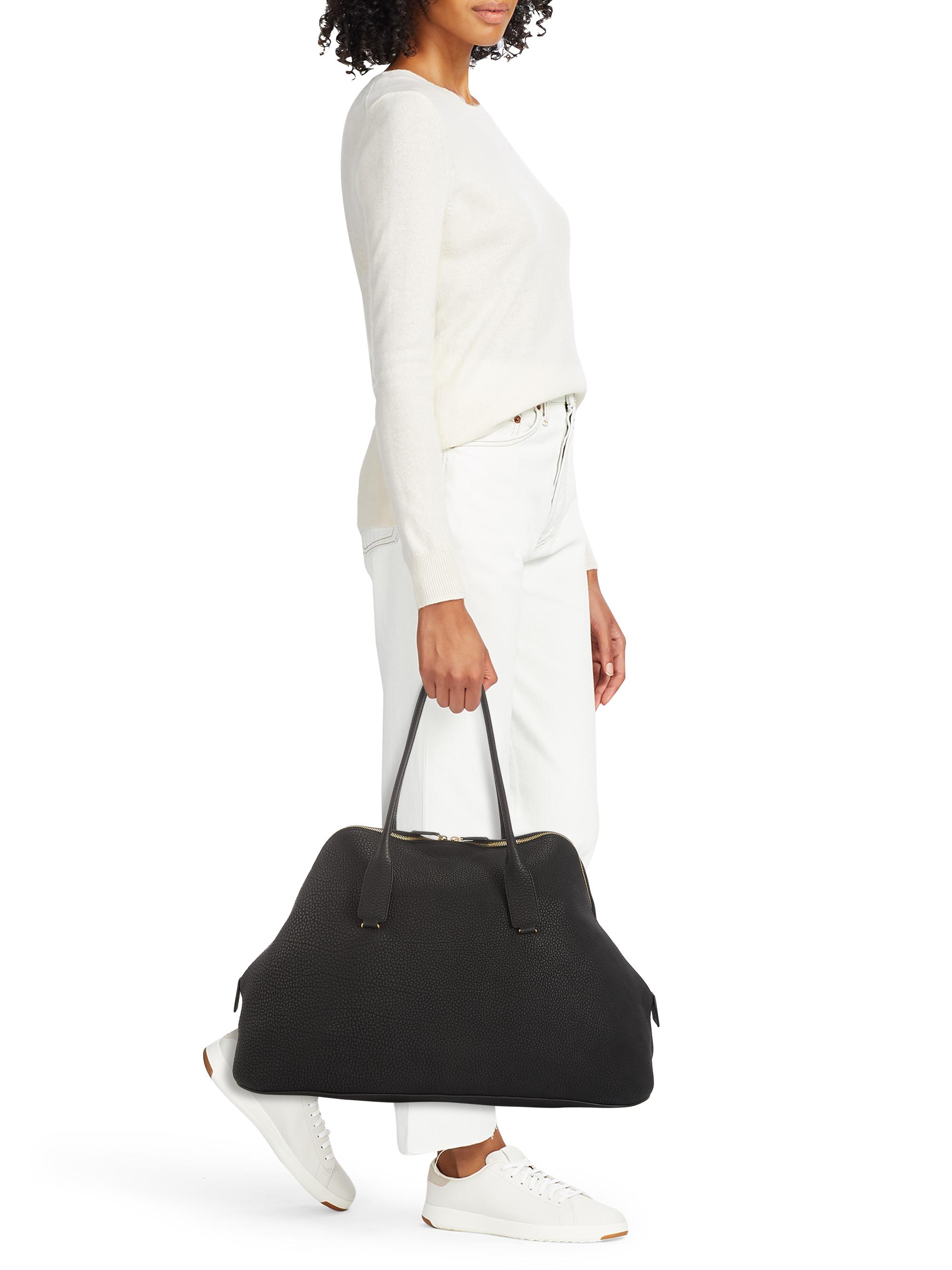 Shop The Row Devon Leather Tote Bag | Saks Fifth Avenue