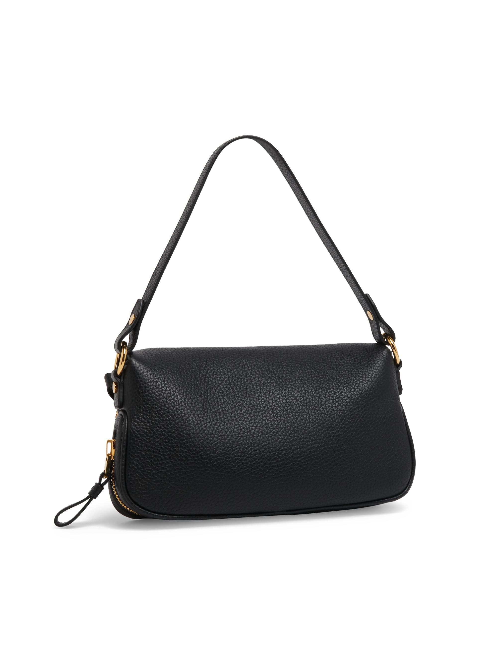 Shop TOM FORD Crazy Grained Leather East/West Shoulder Bag | Saks Fifth ...