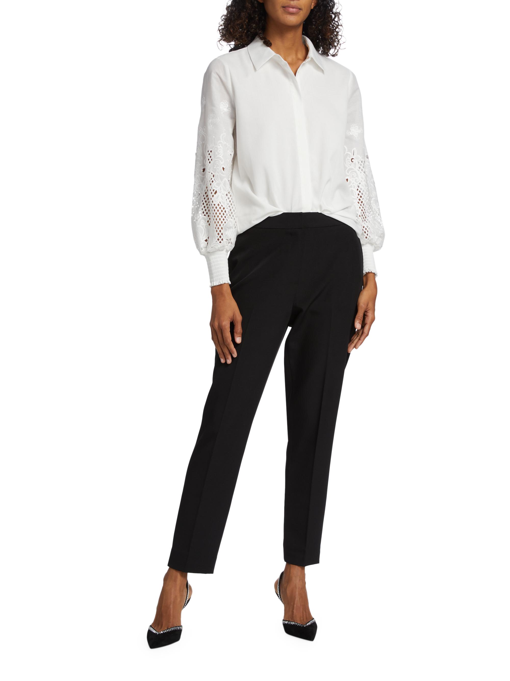 Shop Elie Tahari The Haley Embroiderd Shirt | Saks Fifth Avenue