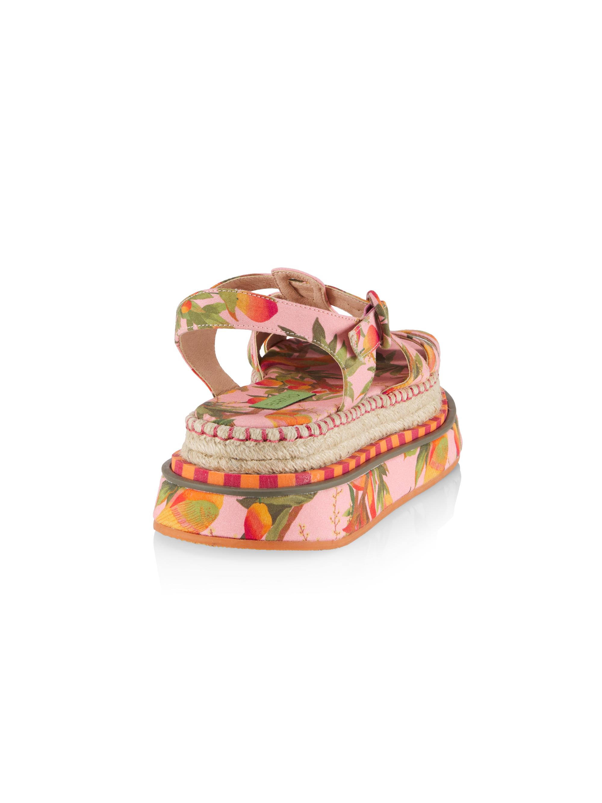 Shop Farm Rio Mango Trees Platform Espadrille Sandals | Saks Fifth Avenue