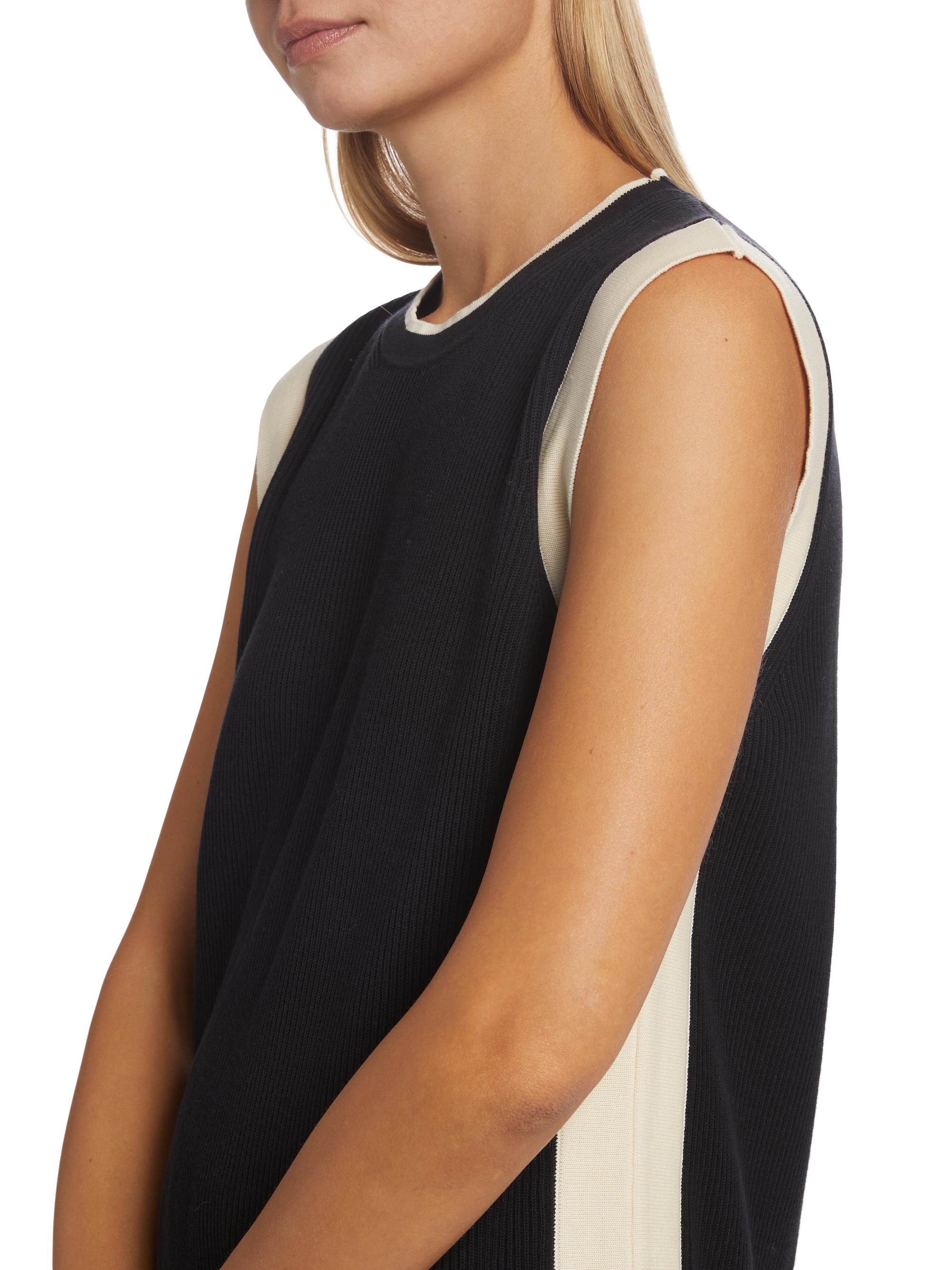 Shop Saks Fifth Avenue Collection Contrast Rib-Knit Shell | Saks Fifth ...