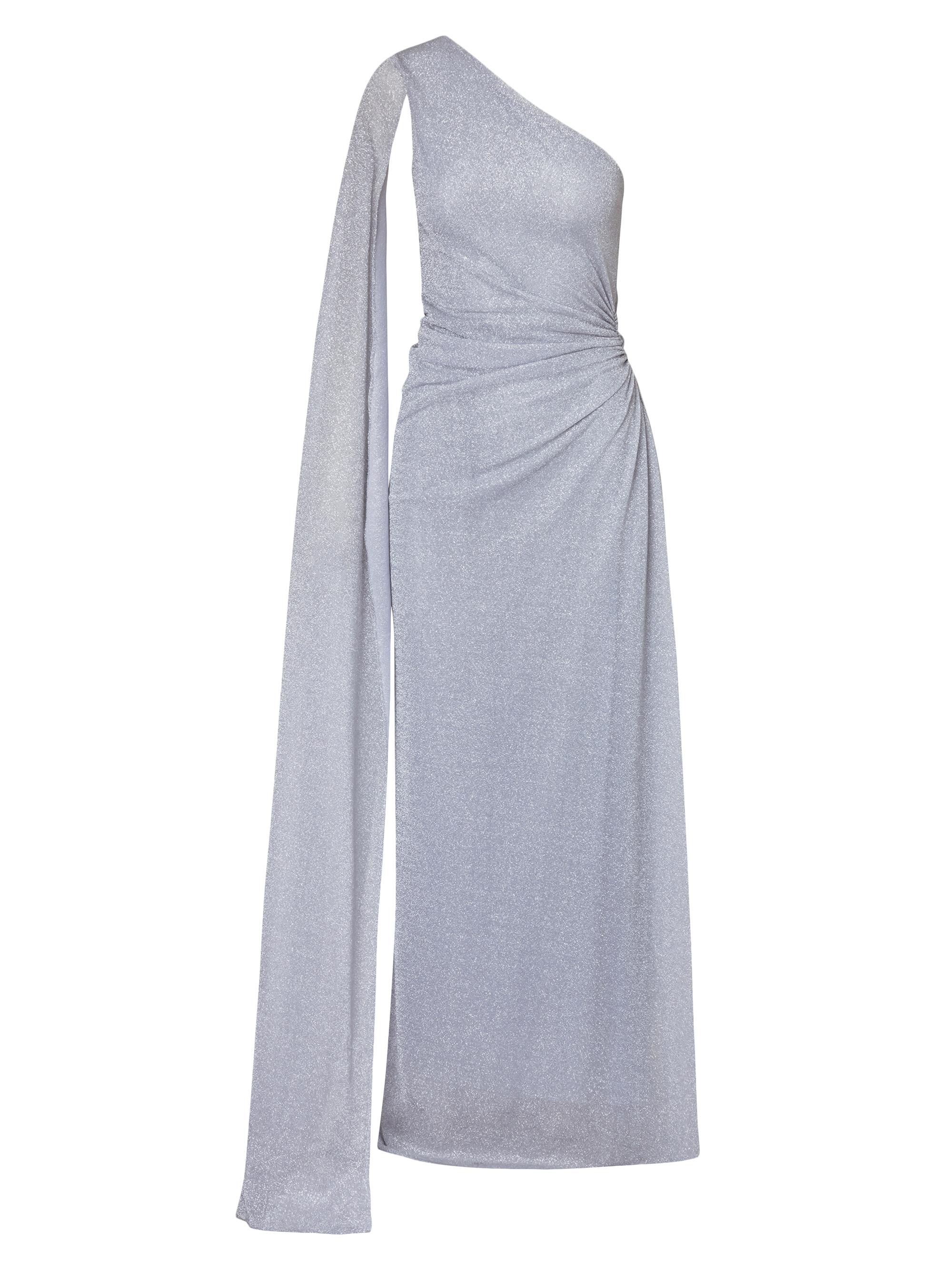 Shop Baobab Alma Metallic One-Shoulder Gown | Saks Fifth Avenue