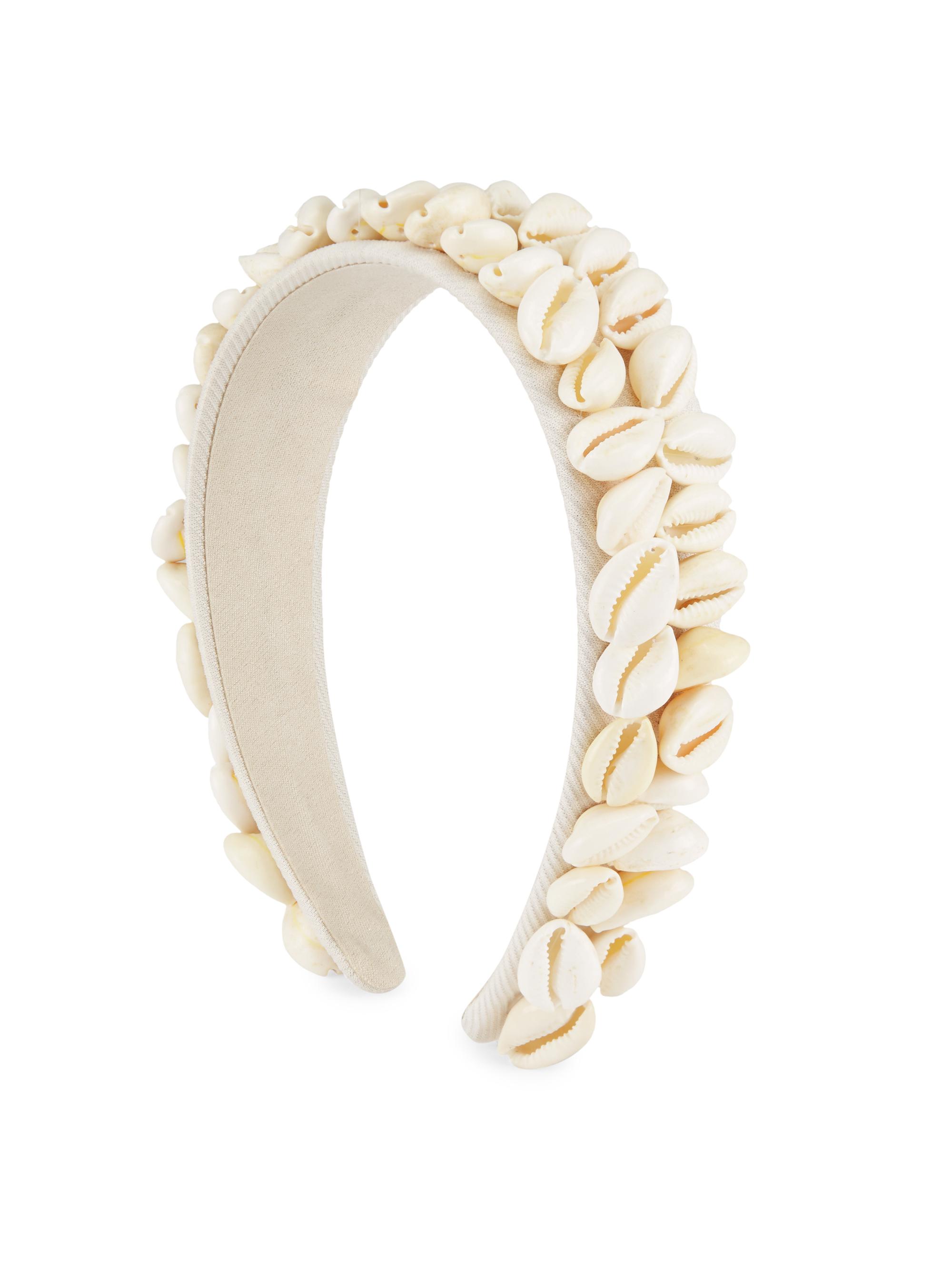 Shop Bari Lynn Girl's Shell Headband | Saks Fifth Avenue