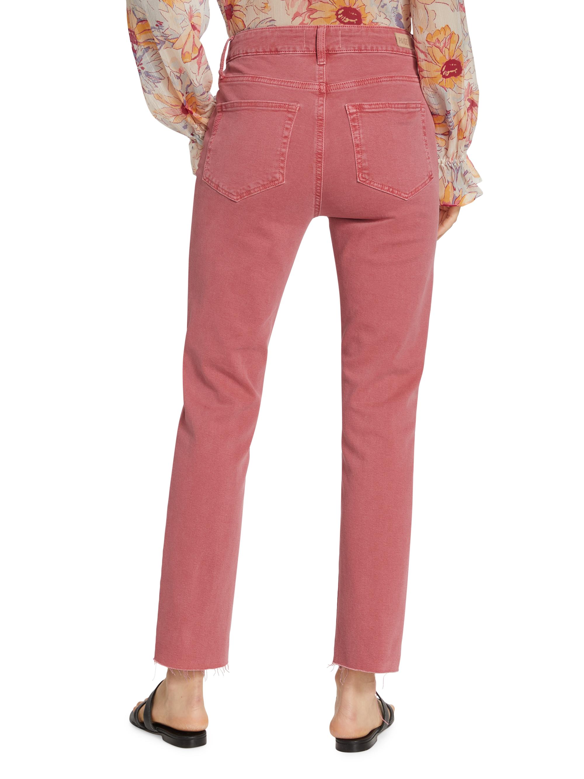 Shop Paige Cindy Seamed Straight-Leg Jeans | Saks Fifth Avenue