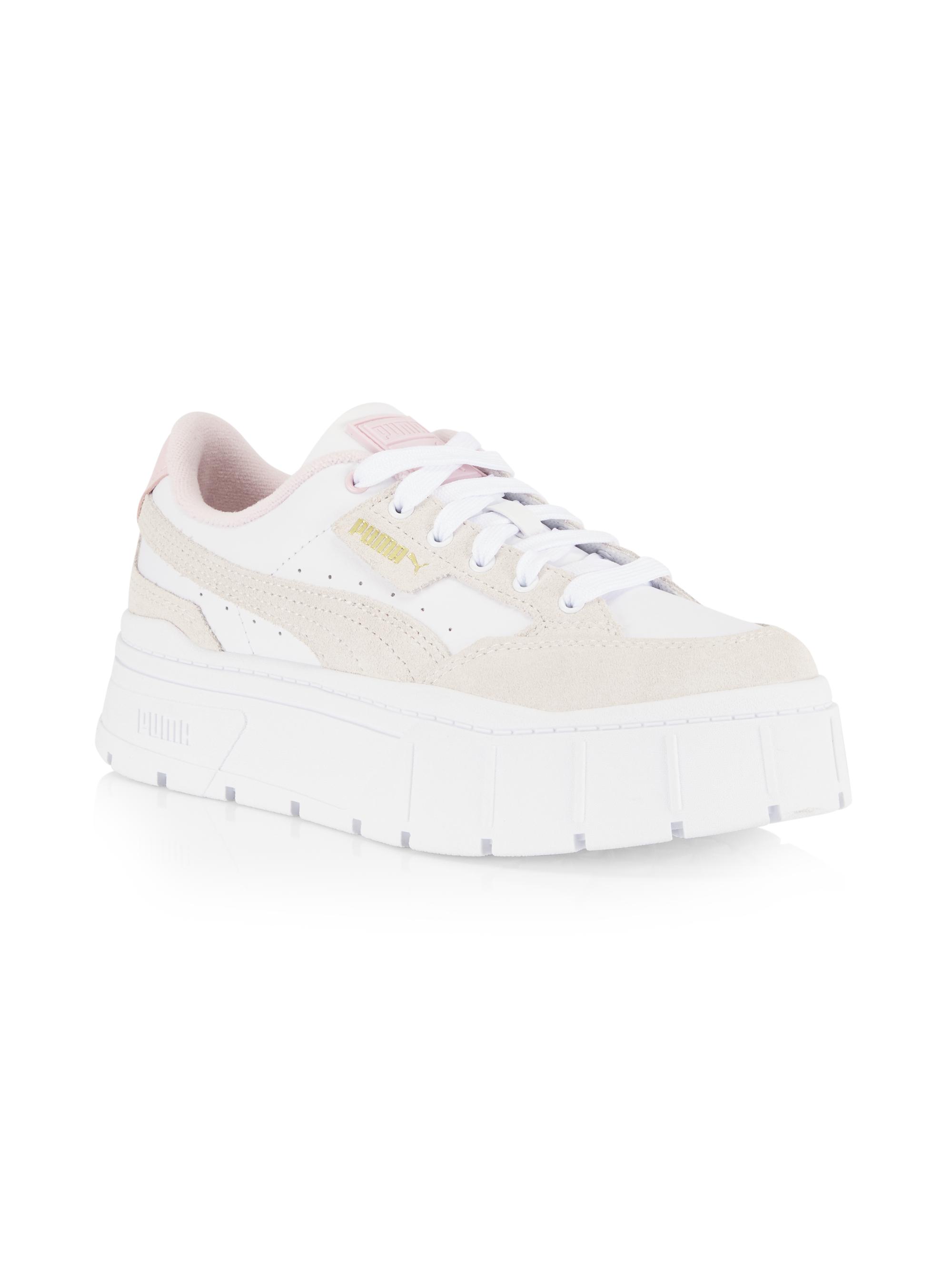 PUMA MAYZE STACK THRIFTED BEIGE/PINK SNEAKERS WOMEN