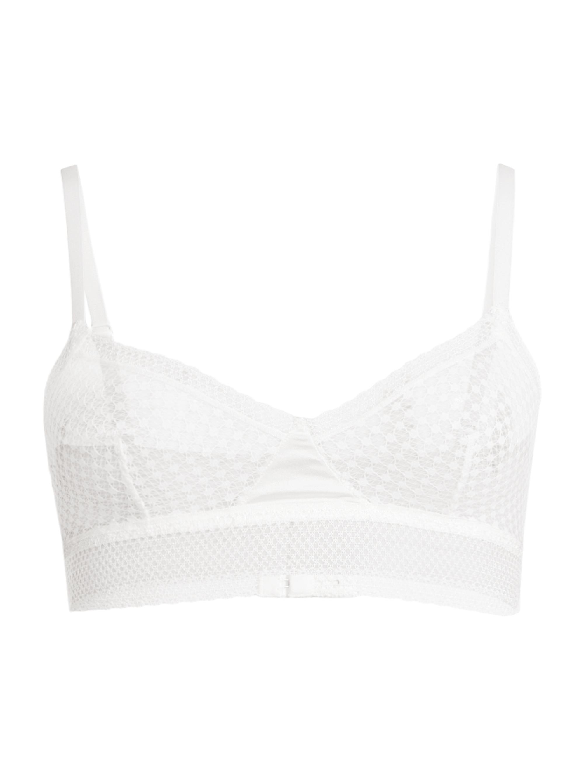Shop ELSE Bella Lace Longline Triangle Bra | Saks Fifth Avenue
