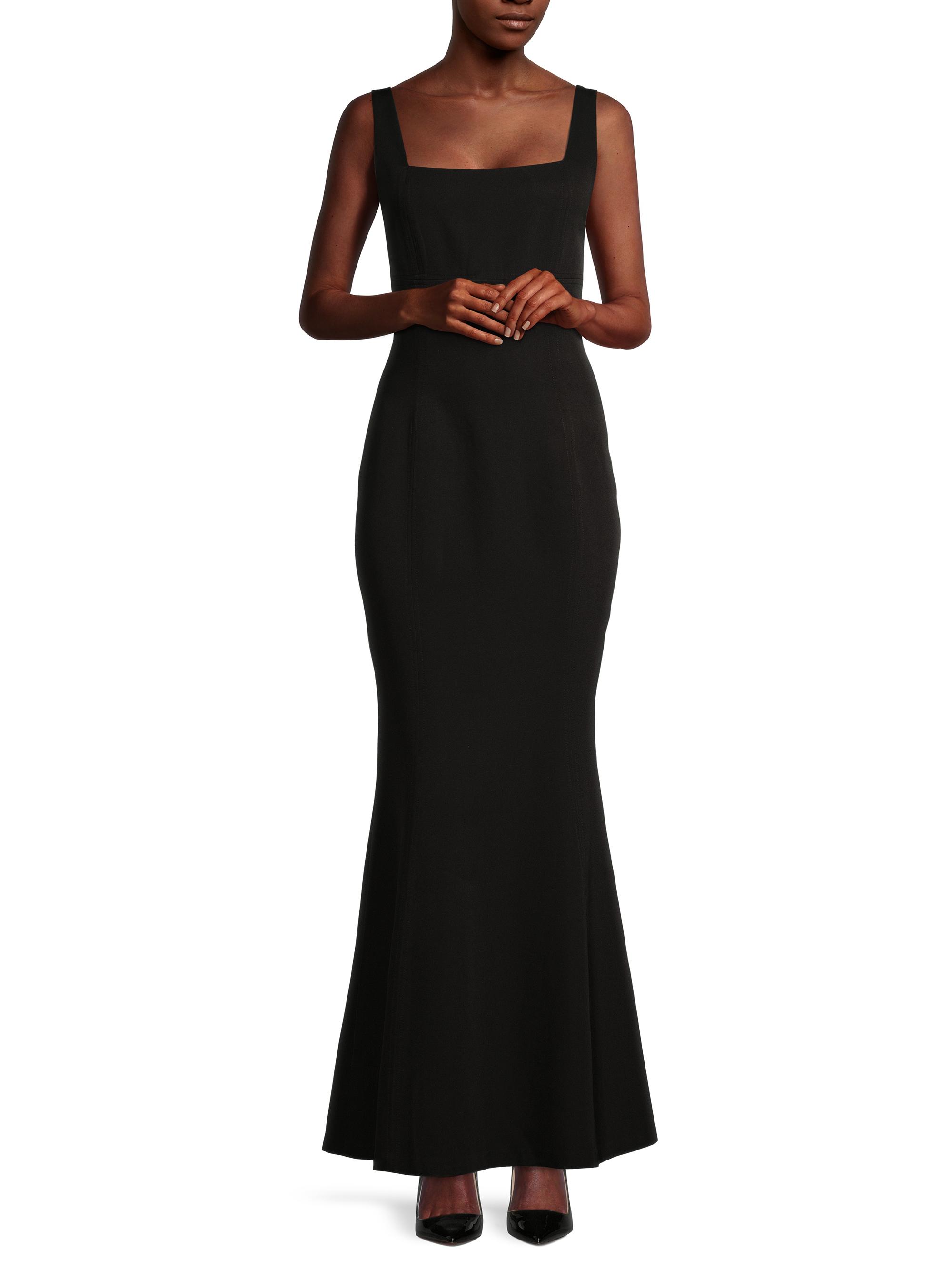 Shop Laundry by Shelli Segal Square-Neck Trumpet Gown | Saks Fifth Avenue