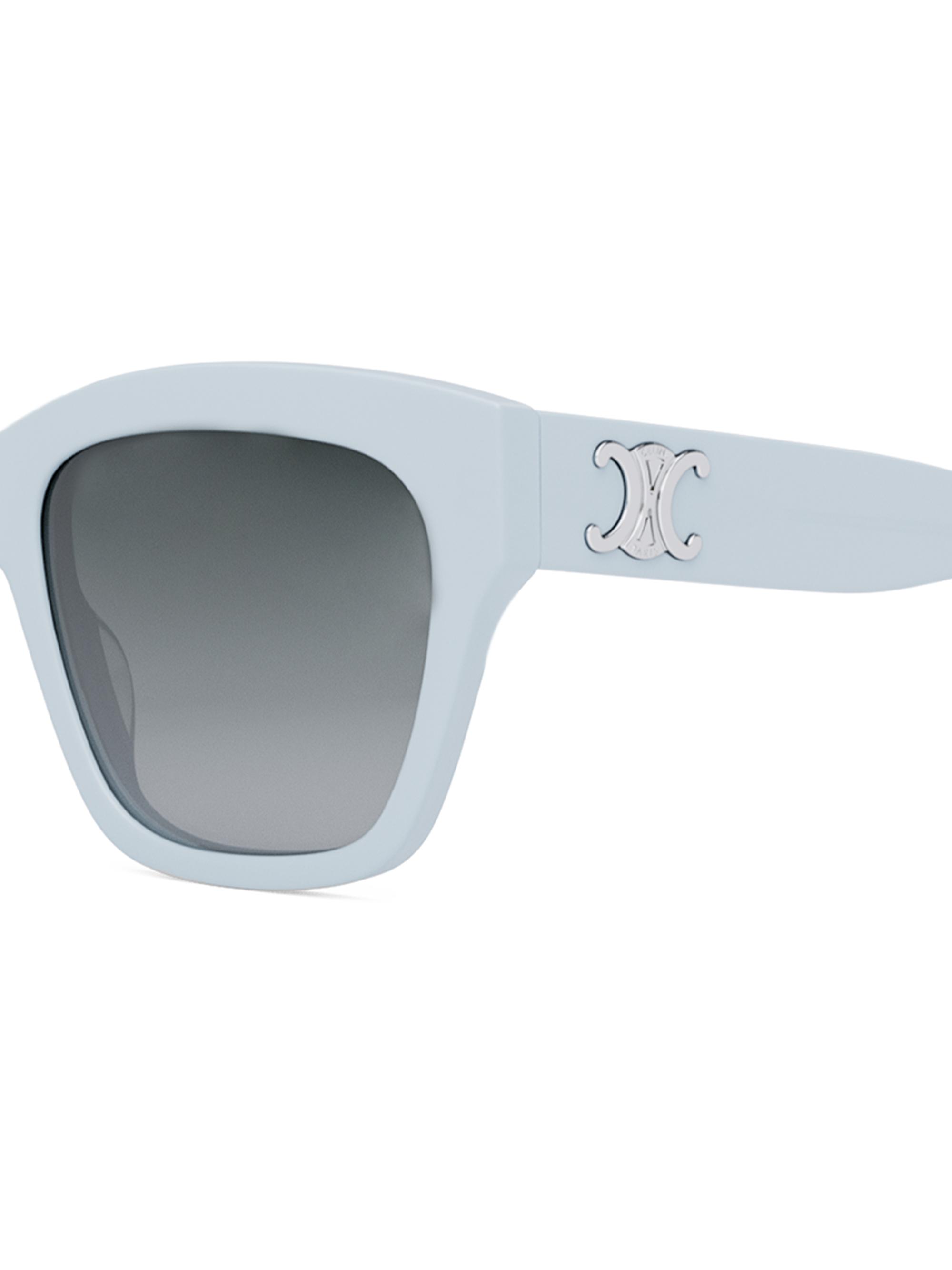 Shop CELINE Triomphe 55MM Geometric Sunglasses | Saks Fifth Avenue