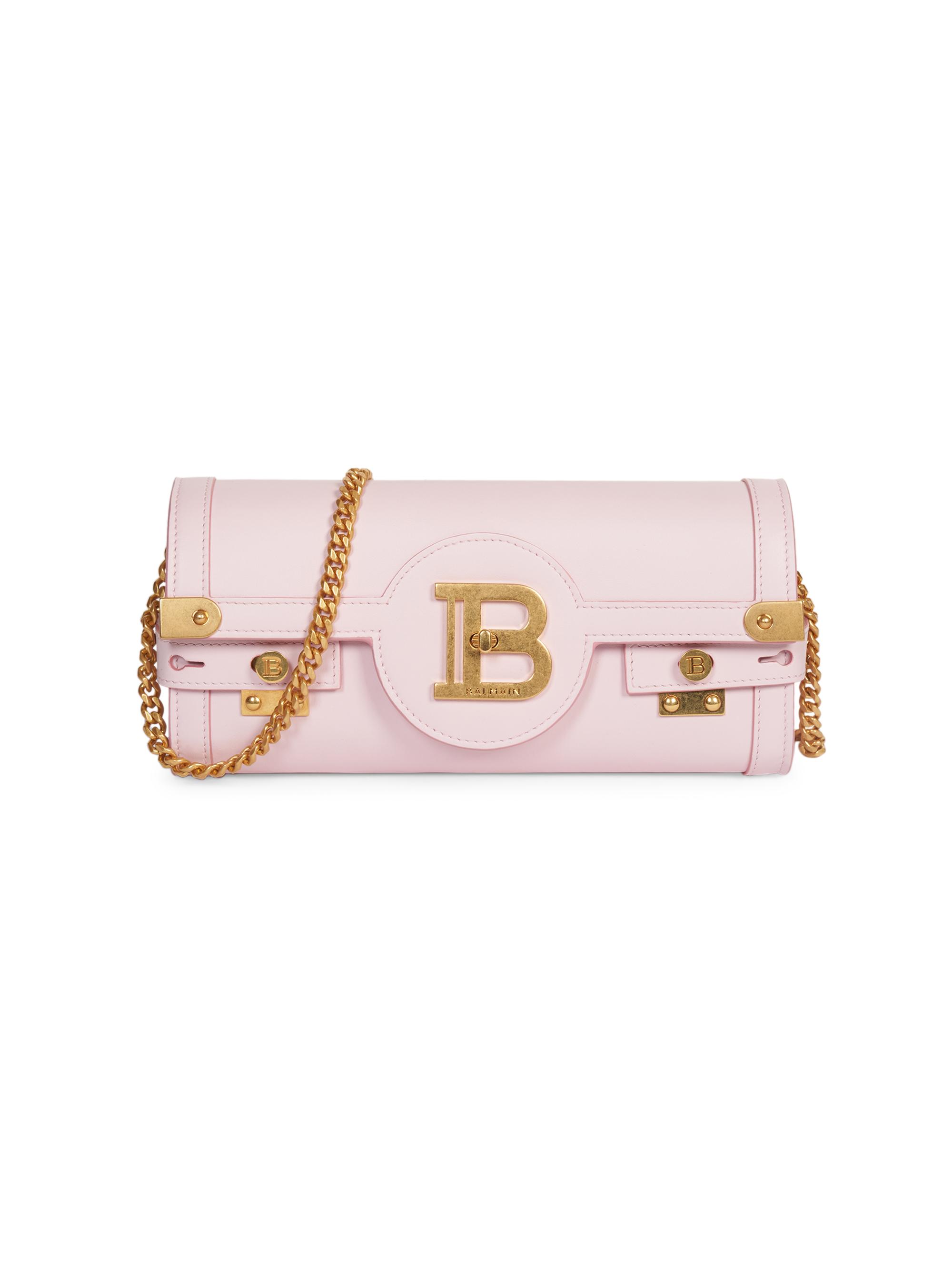 Shop Balmain B-Buzz 23 Leather Pouch-On-Chain | Saks Fifth Avenue