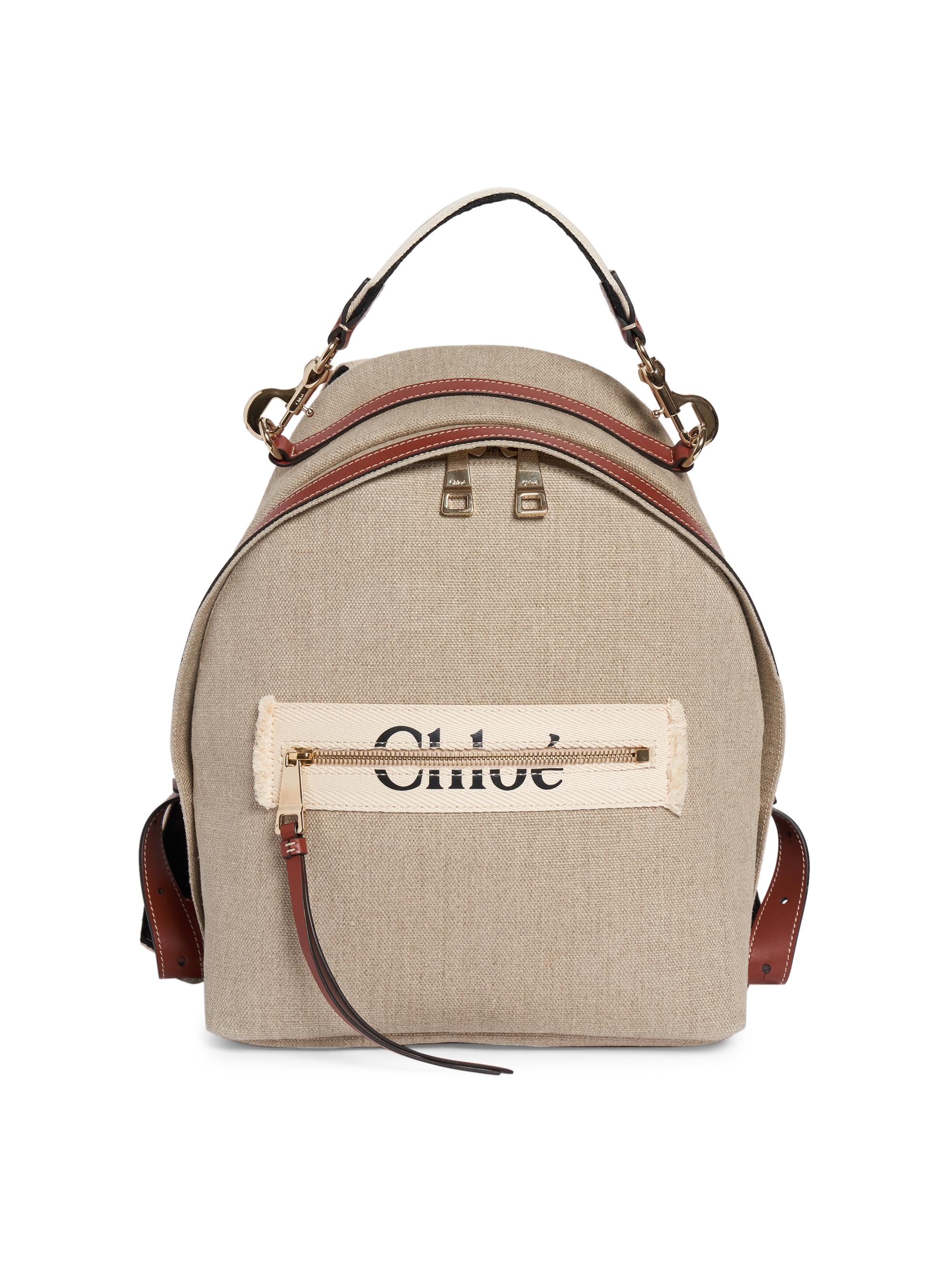 Shop Chloé Woody Canvas Backpack | Saks Fifth Avenue