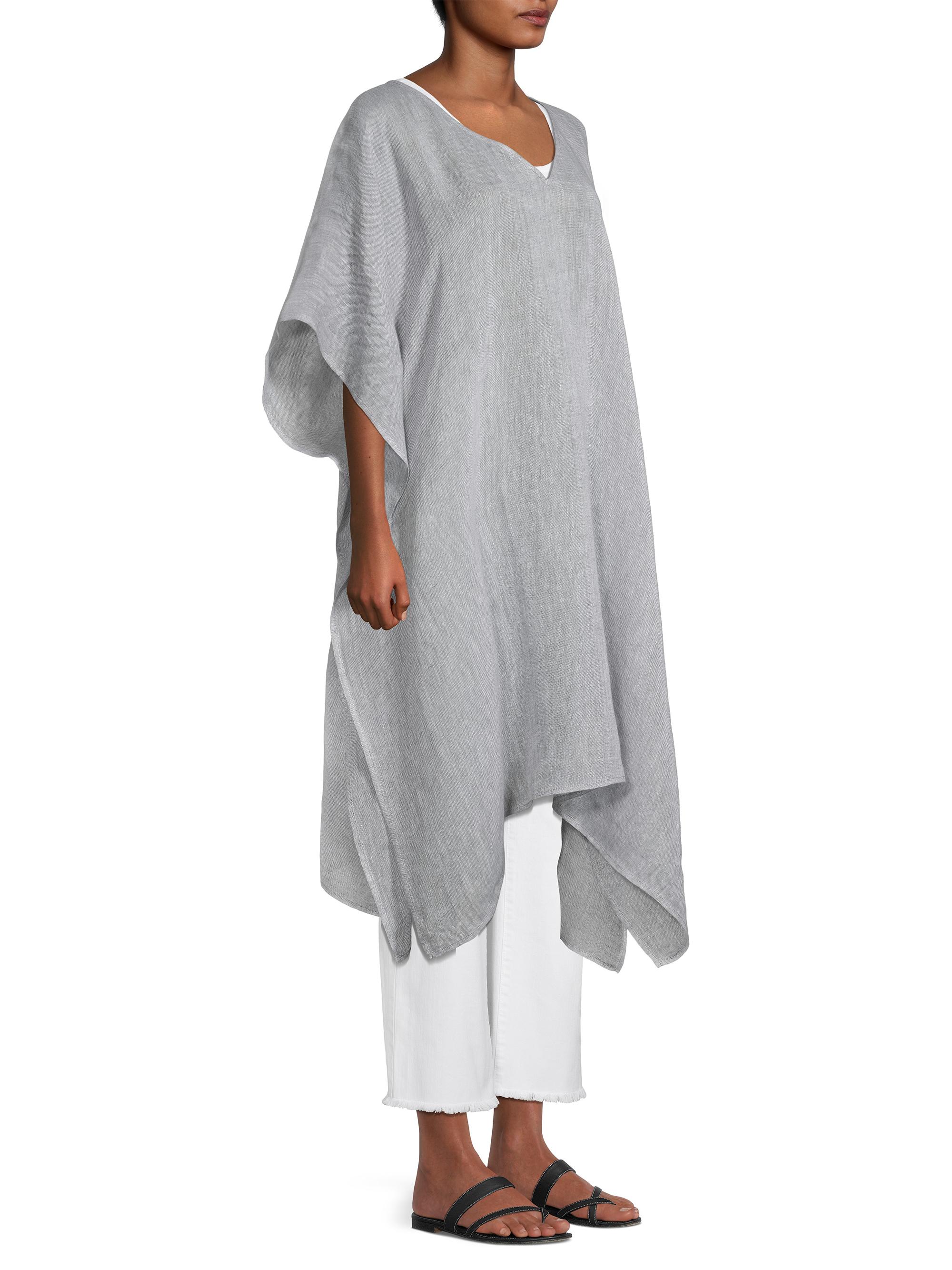 Shop Eileen Fisher Oversized Linen Caftan | Saks Fifth Avenue