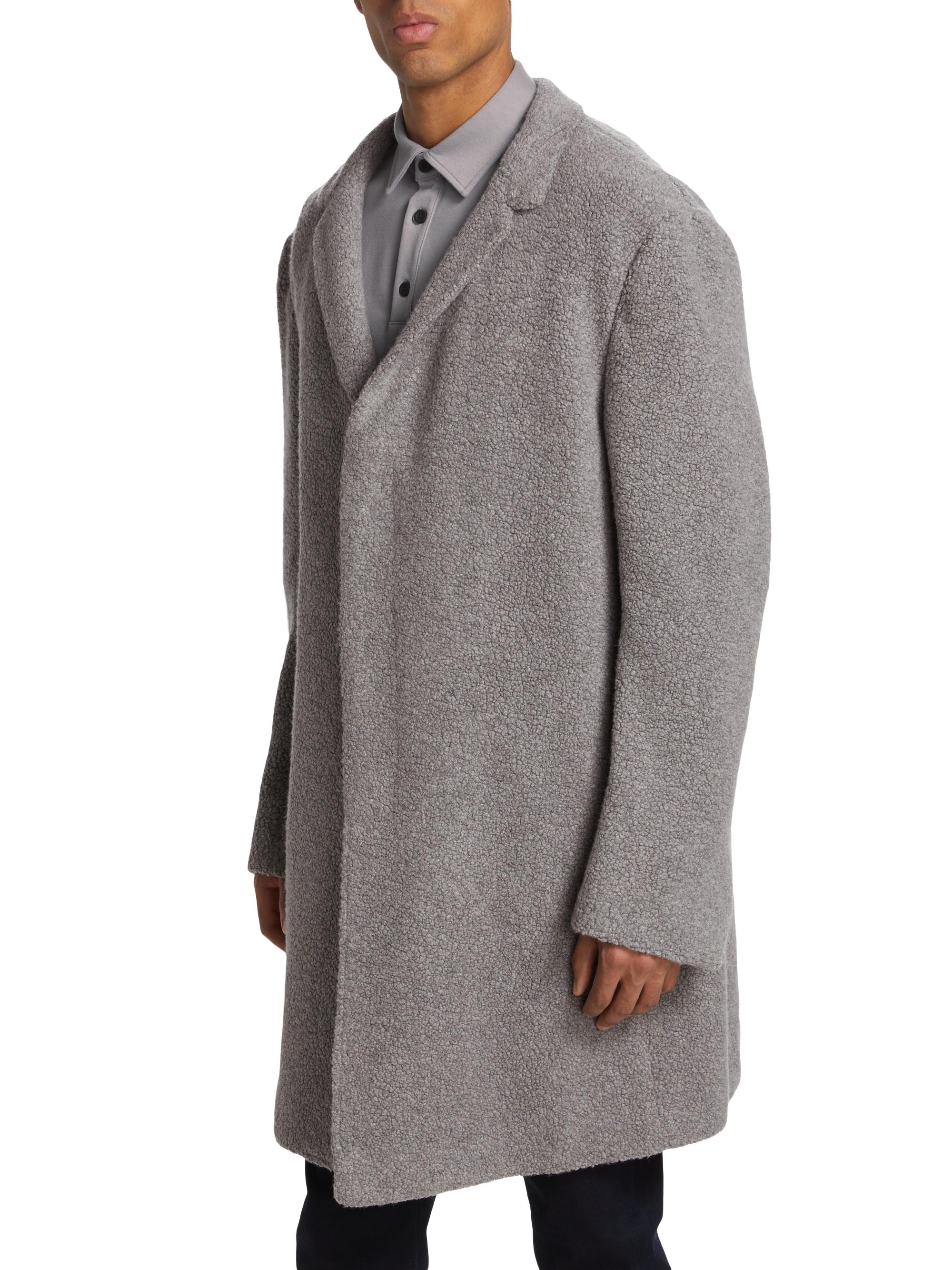 Shop KNT by Kiton Cahmere & Wool-Blend Overcoat | Saks Fifth Avenue