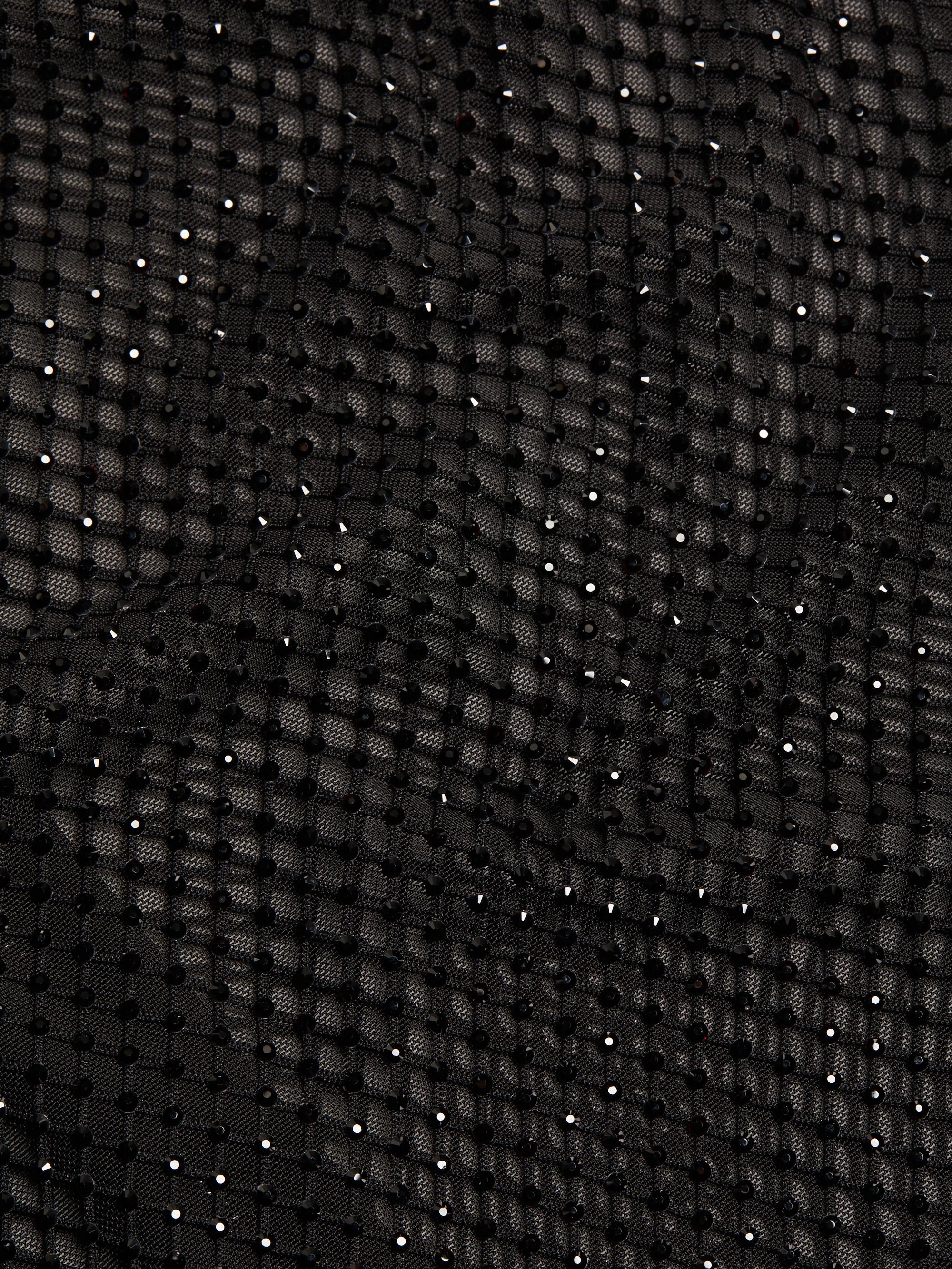 Shop Alice + Olivia Delaina Crystal Net Top | Saks Fifth Avenue