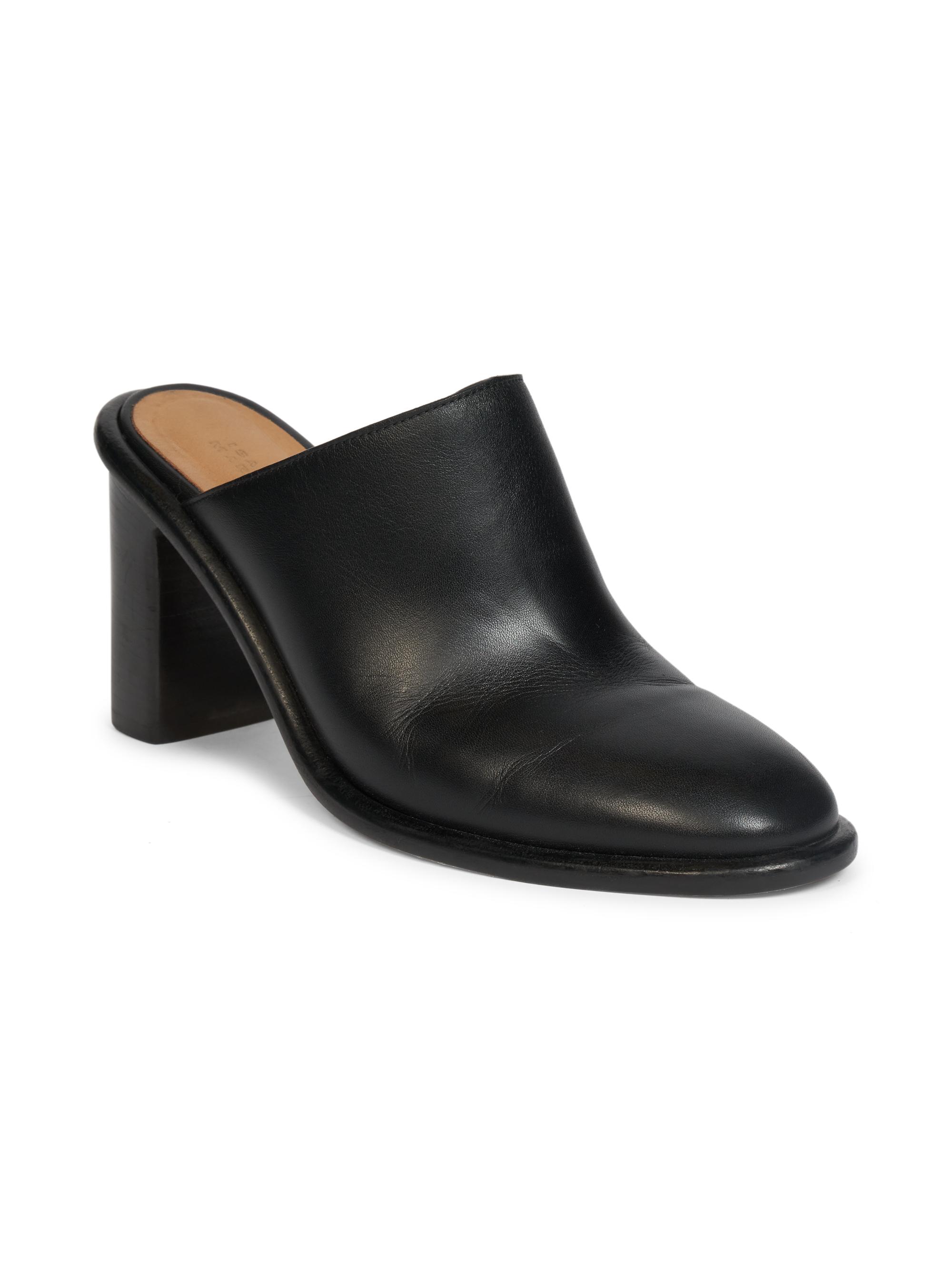 Shop Isabel Marant Gyler 75MM Leather Mules | Saks Fifth Avenue