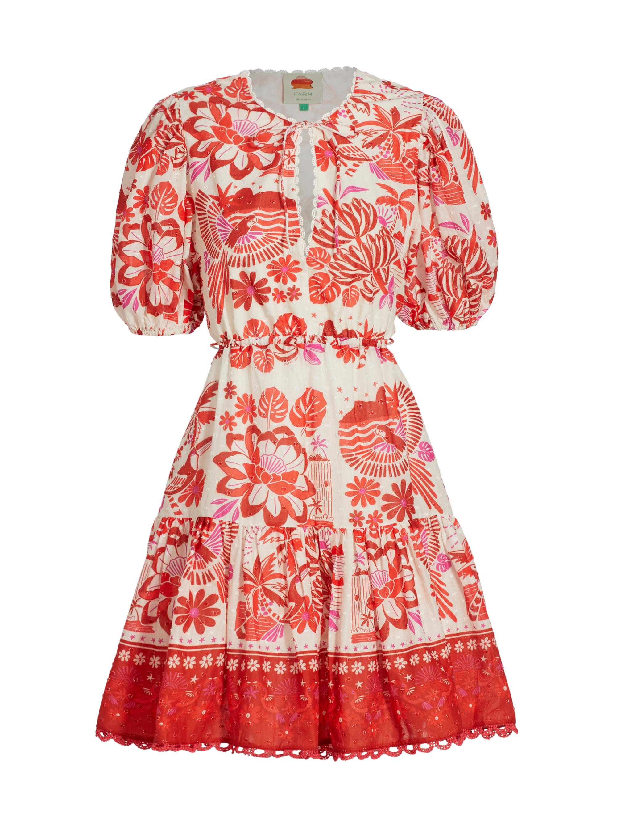 Shop Farm Rio Rio Tiles Minidress | Saks Fifth Avenue