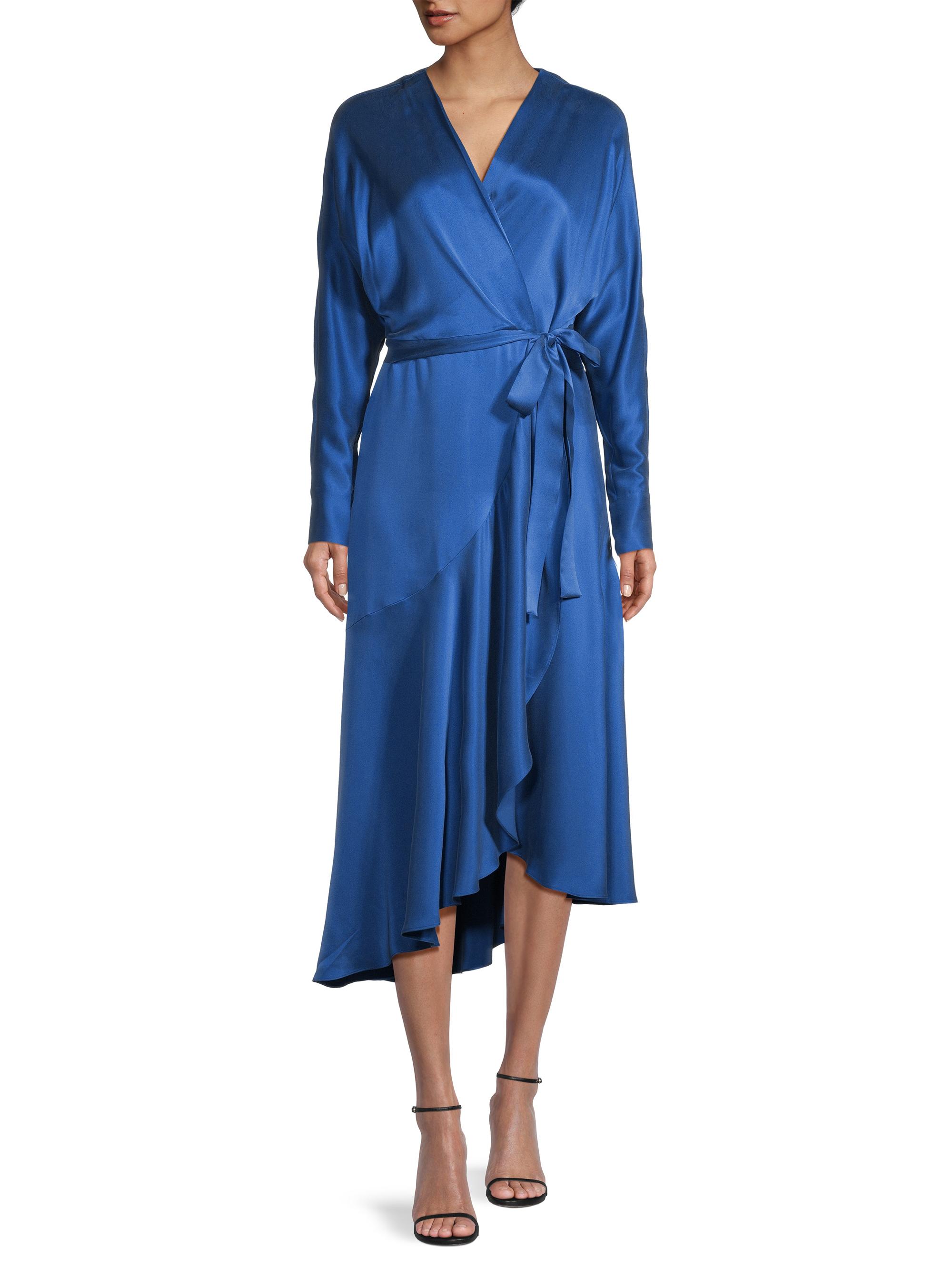 Shop Ginger & Smart Grace Silk Wrap Midi-Dress | Saks Fifth Avenue