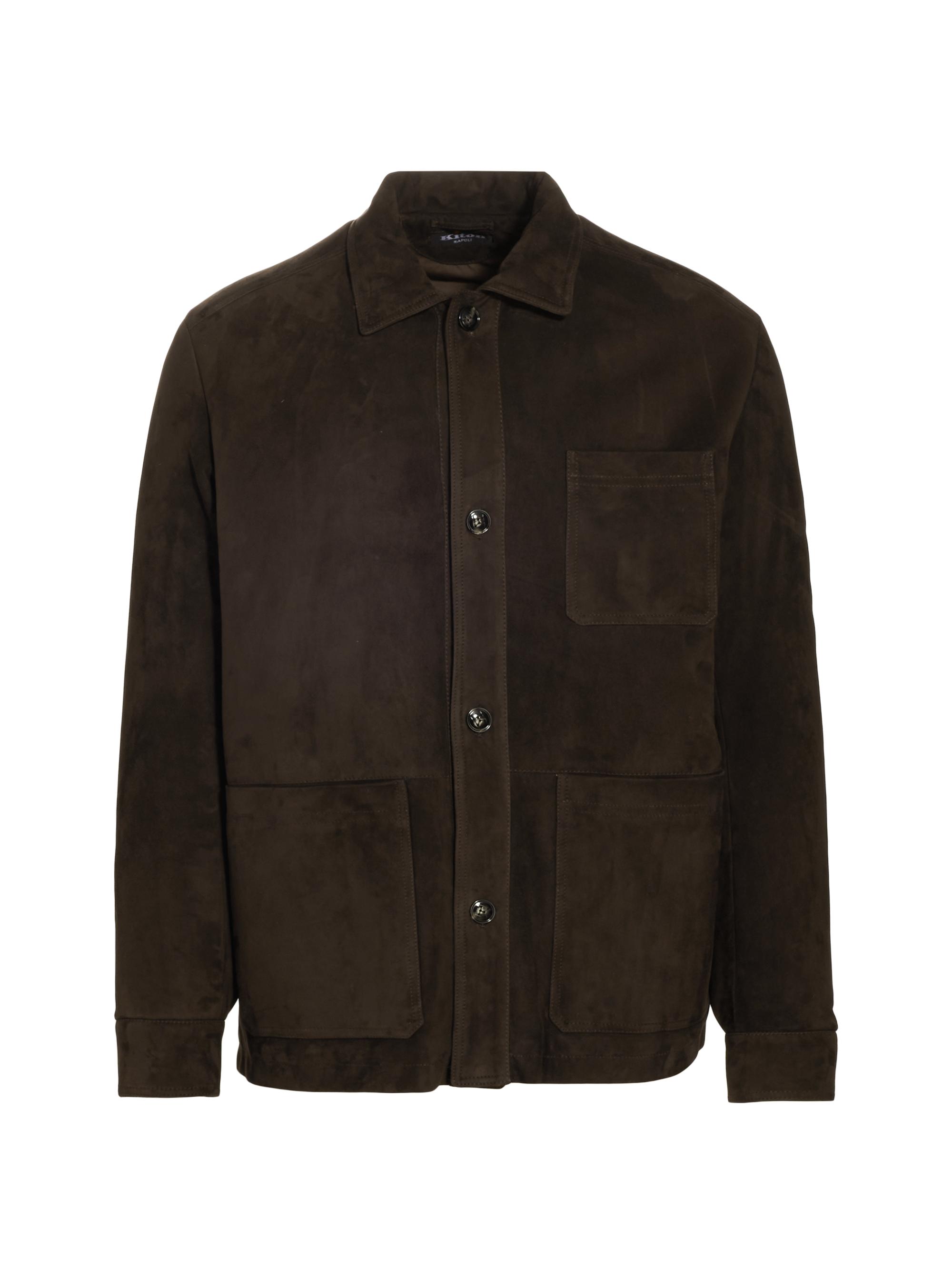 Shop Kiton Suede Button-Front Jacket | Saks Fifth Avenue