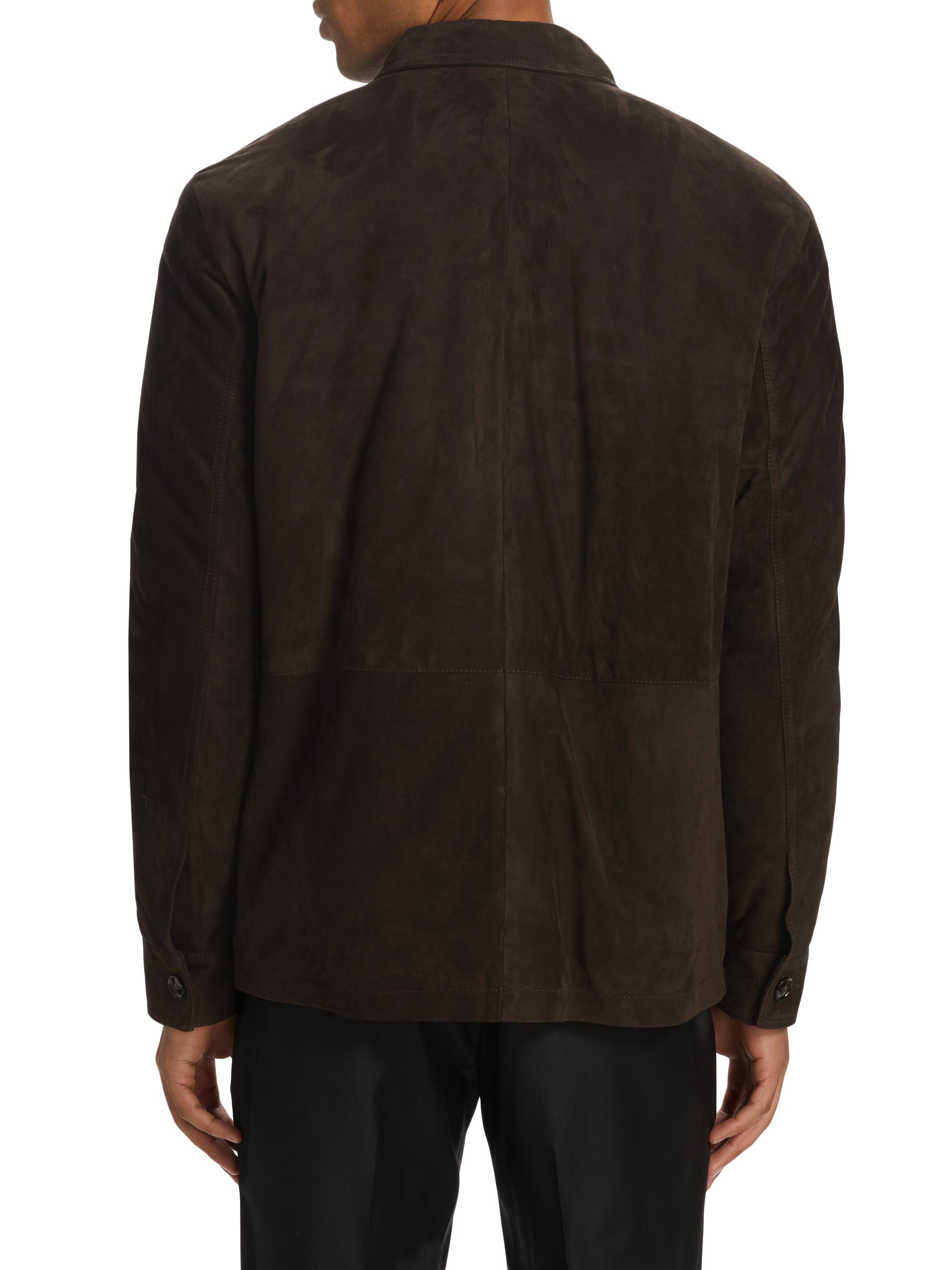 Shop Kiton Suede Button-Front Jacket | Saks Fifth Avenue