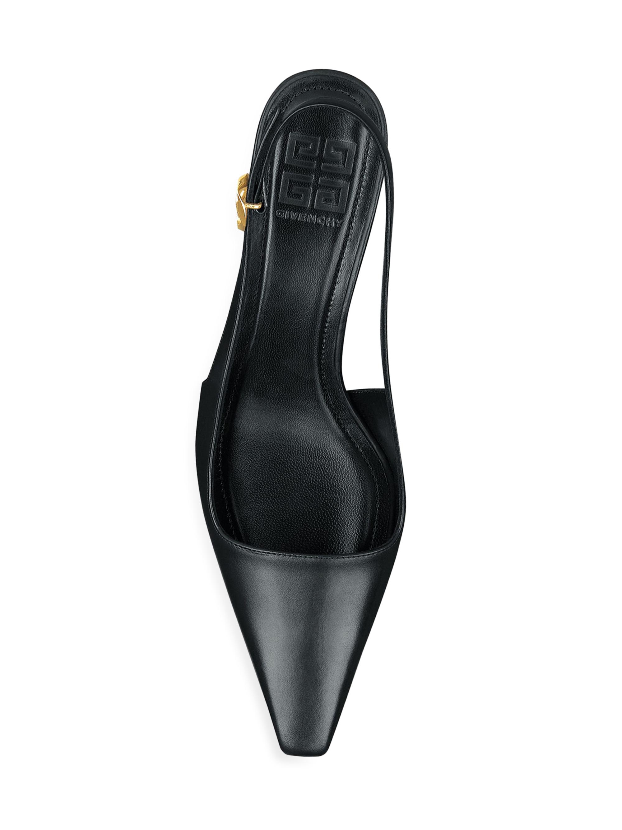 Shop Givenchy G Cube Slingback Pumps in Leather | Saks Fifth Avenue