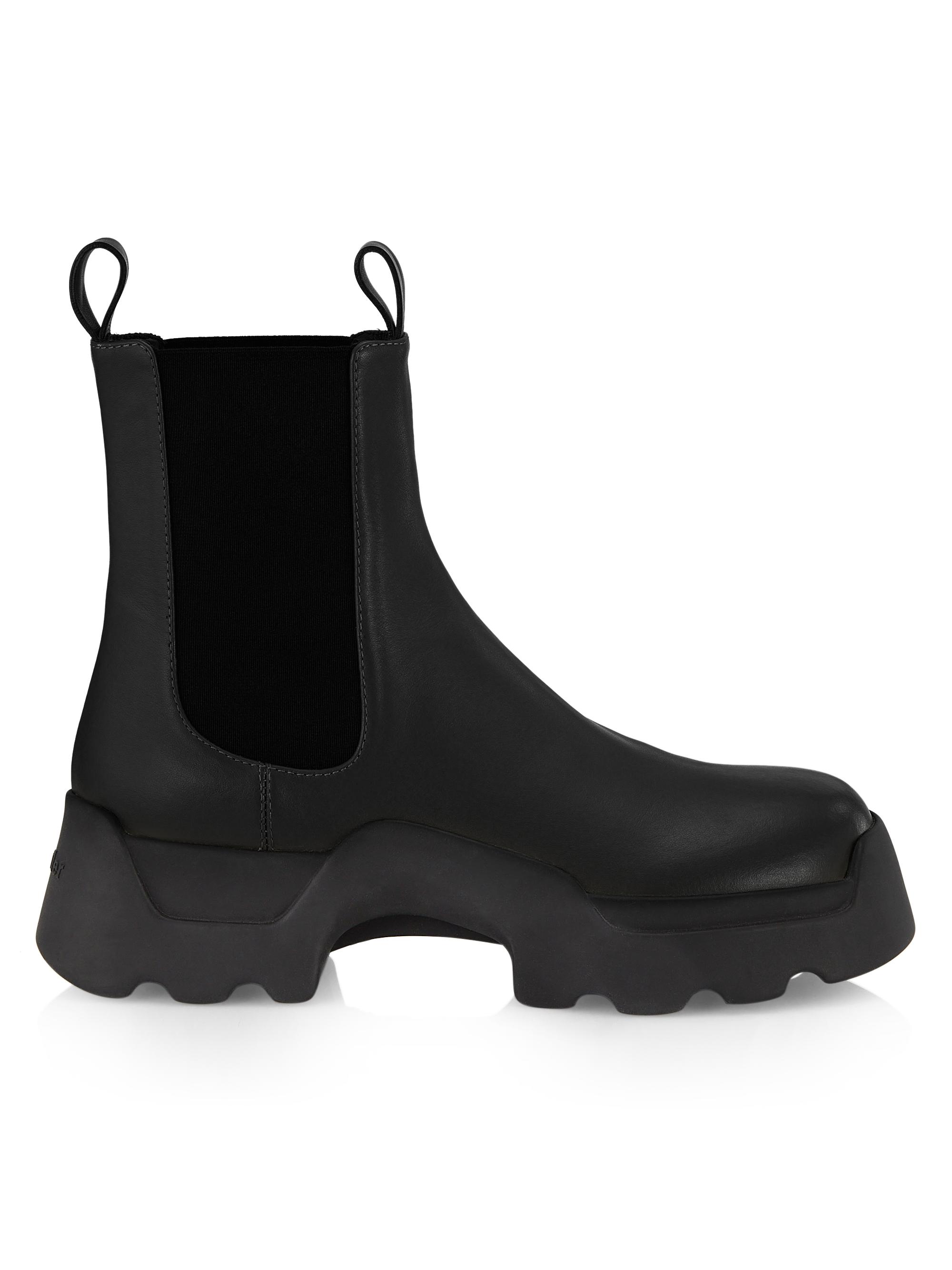 Shop Proenza Schouler Stomp Leather Chelsea Boots | Saks Fifth Avenue