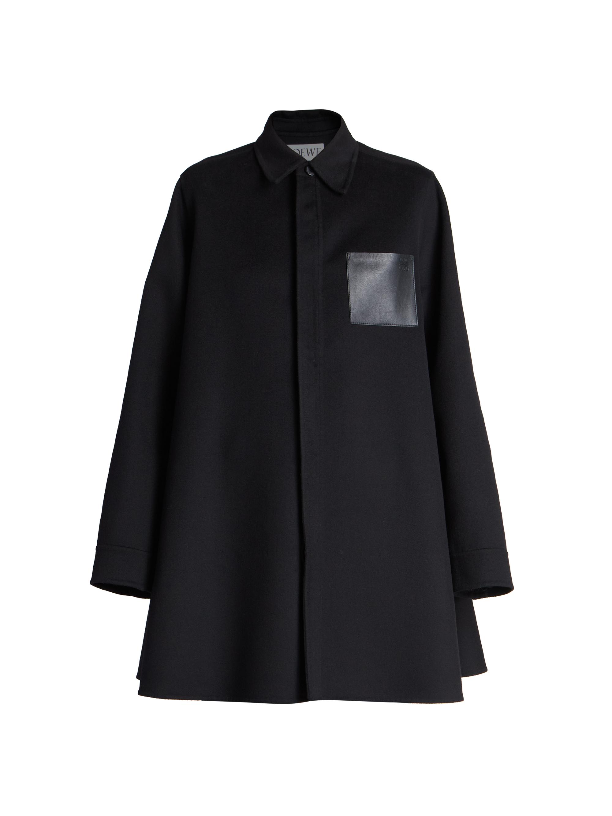 Shop LOEWE Wool-Blend Trapeze Coat | Saks Fifth Avenue