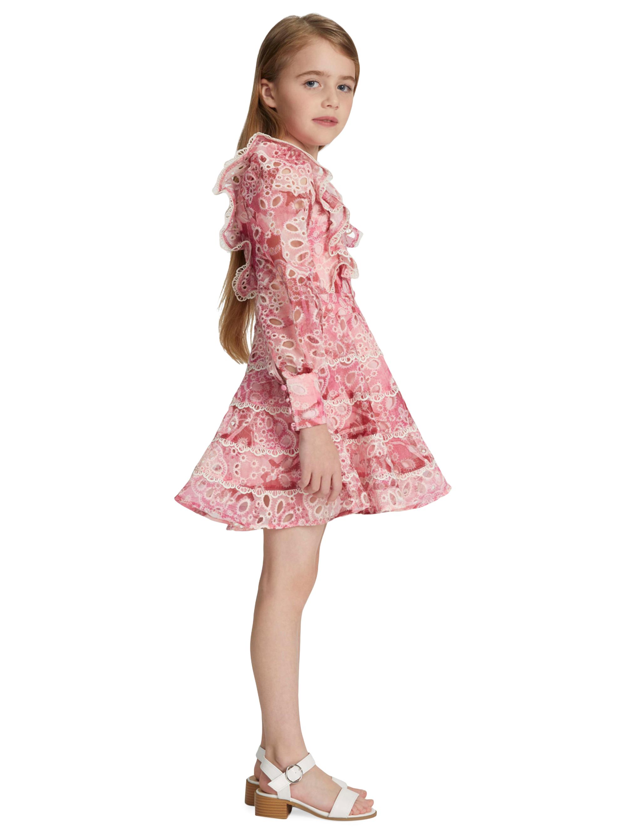 Shop Bardot Junior Girl's Palm Print Eyelet Dress | Saks Fifth Avenue