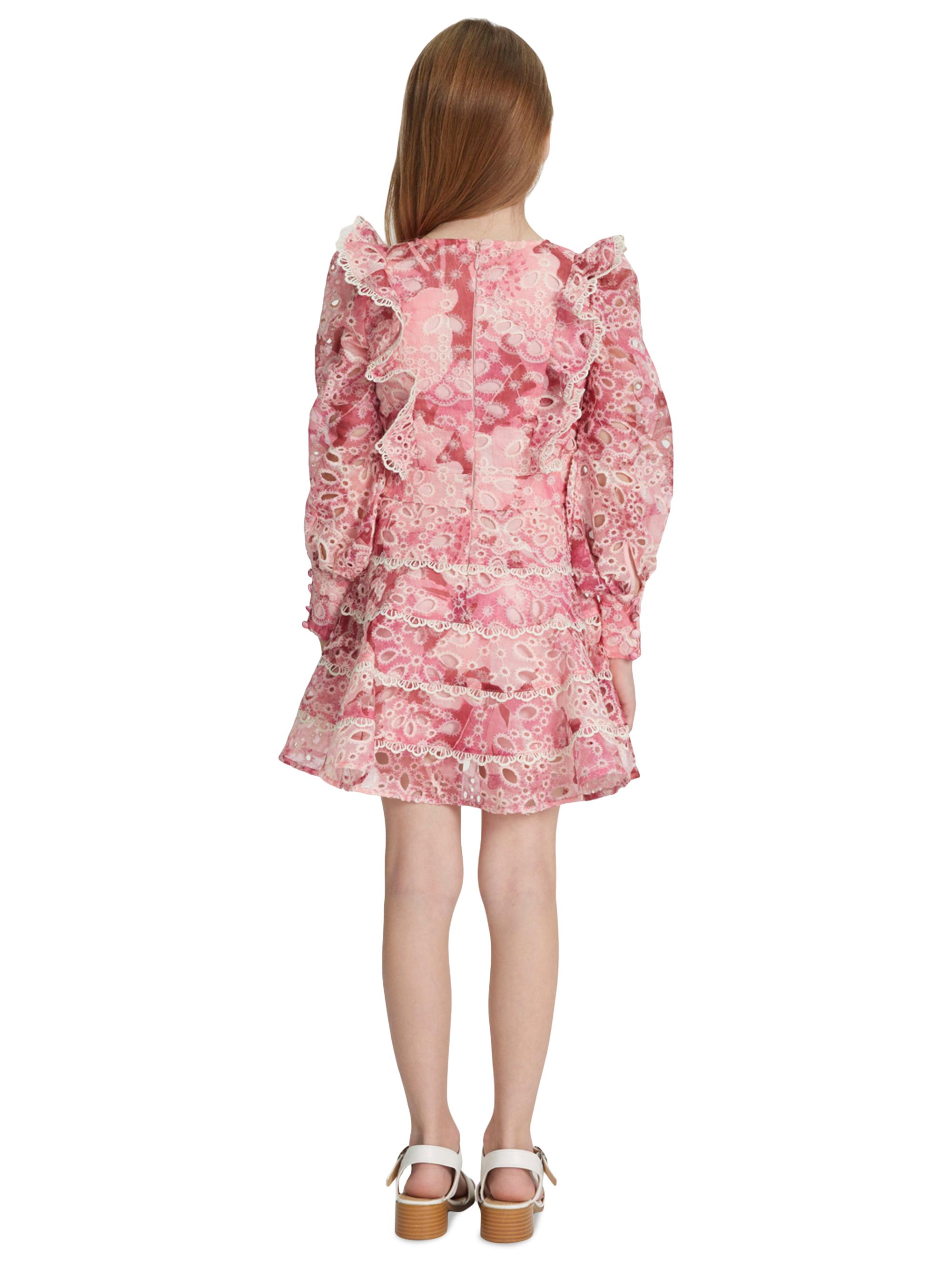 Shop Bardot Junior Girl's Palm Print Eyelet Dress | Saks Fifth Avenue