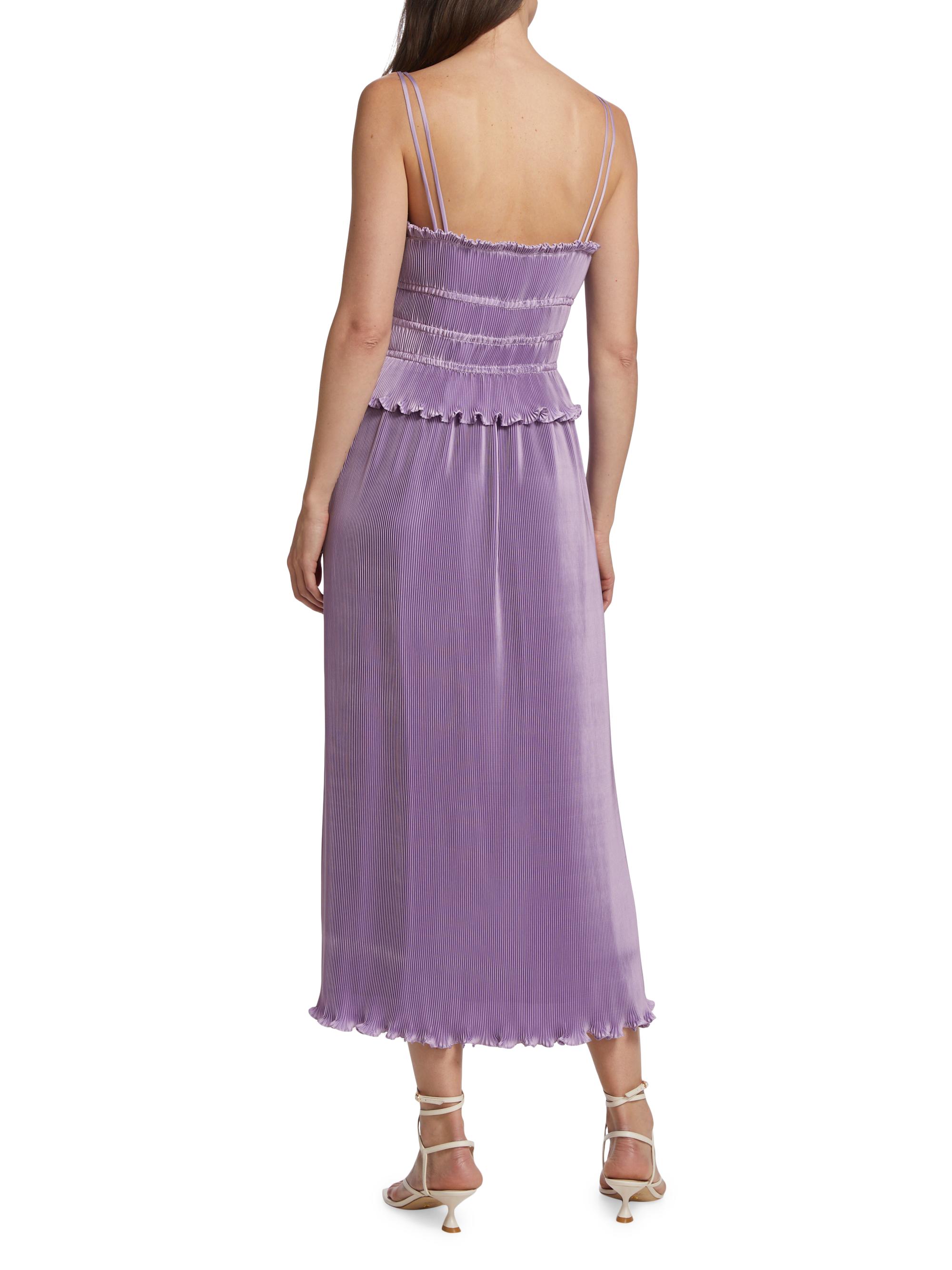 Shop Derek Lam 10 Crosby Brisha Pleated Midi-Dress | Saks Fifth Avenue