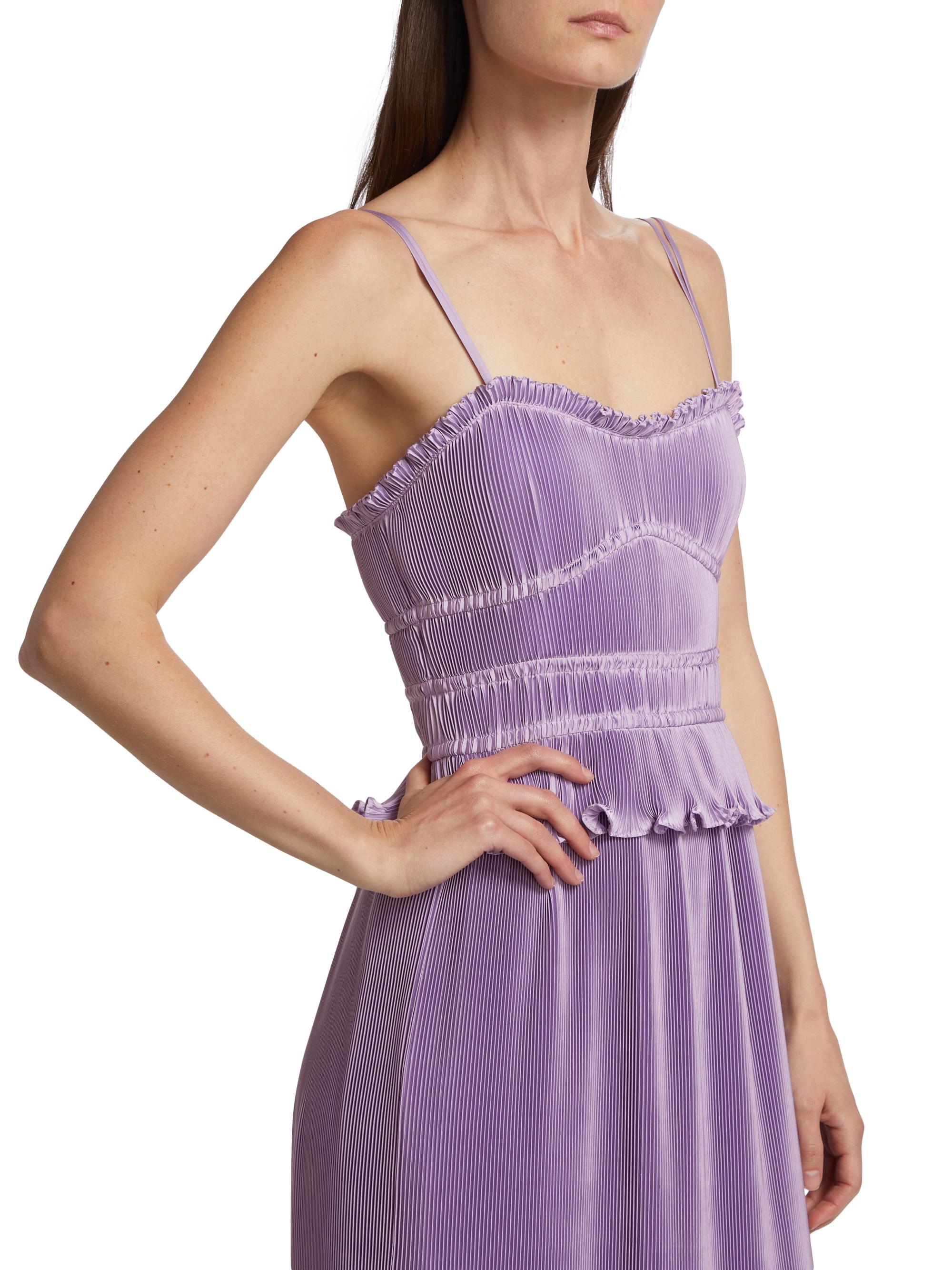 Shop Derek Lam 10 Crosby Brisha Pleated Midi-Dress | Saks Fifth Avenue