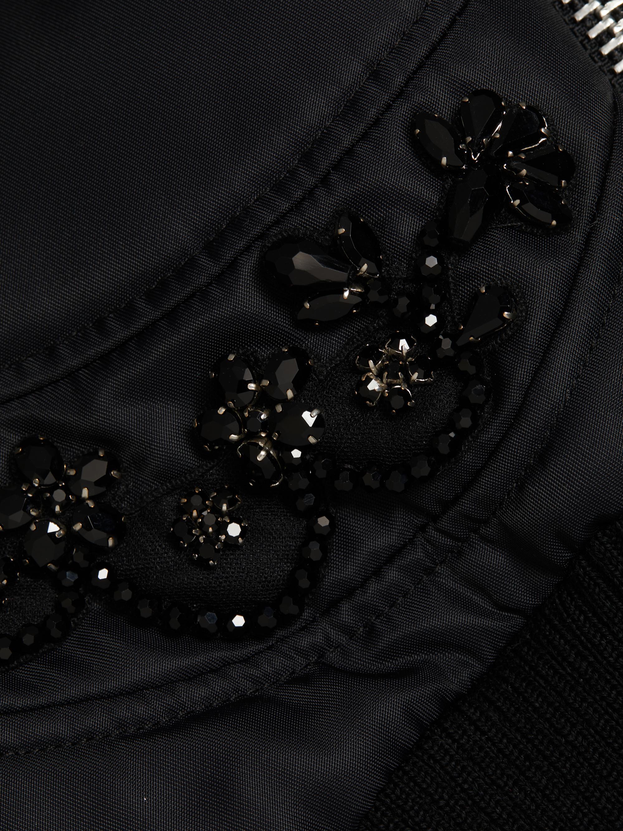 Shop Simone Rocha Embellished Satin Cropped Bomber Jacket | Saks Fifth ...